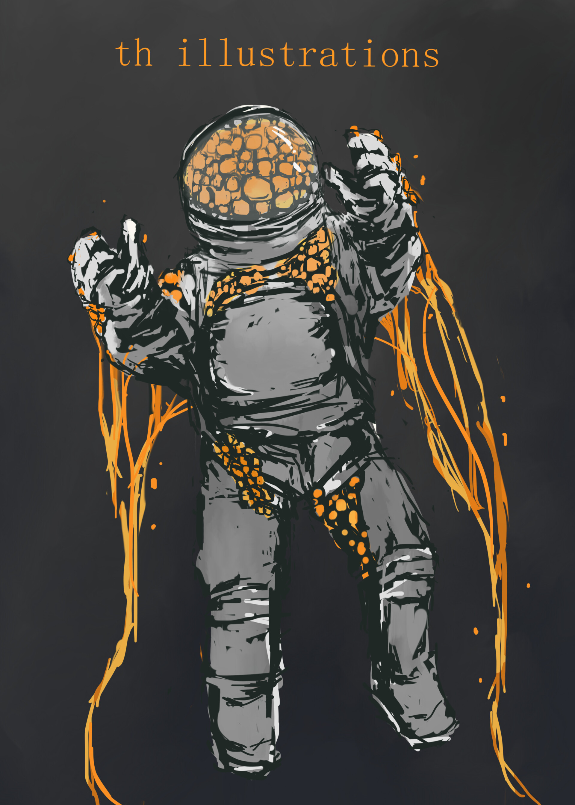 ArtStation - Infected Astronaut (2021)
