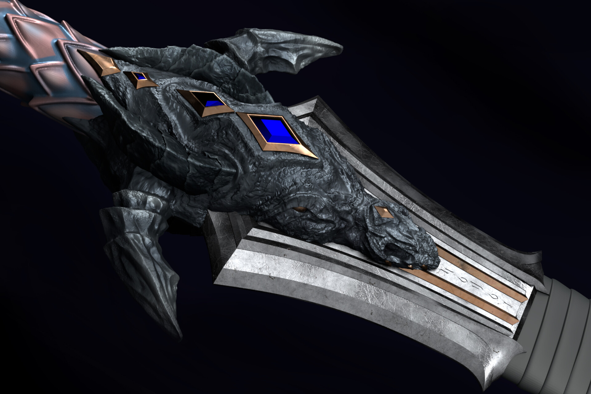 ArtStation - Lothar's sword from Warcraft movie