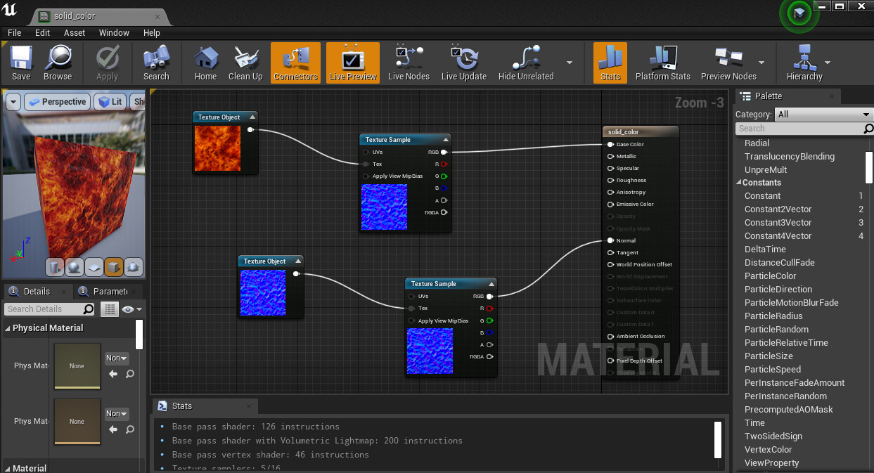 ArtStation - material and material instance in unreal engine
