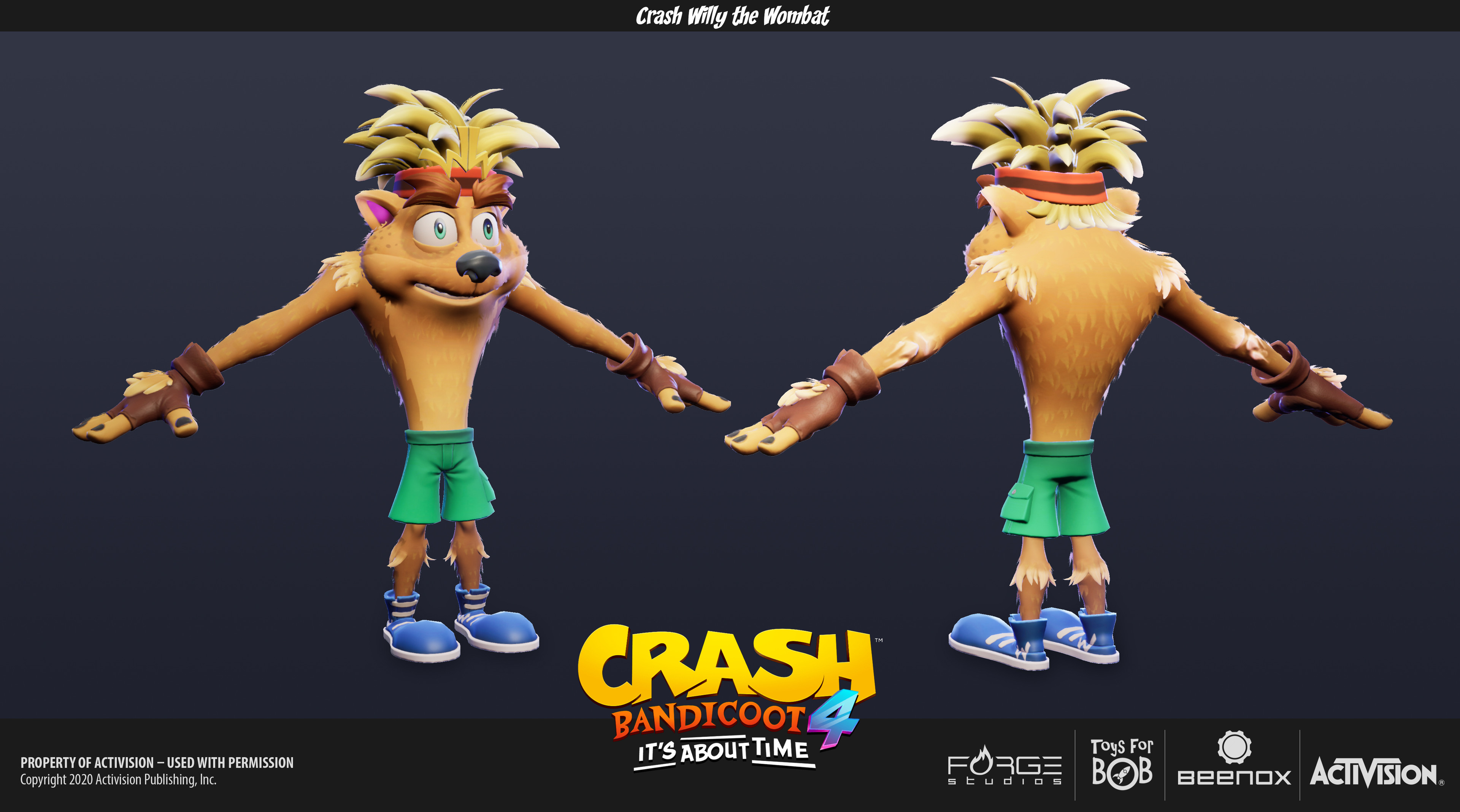 FORGE STUDIOS - Crash Bandicoot 4: It's About Time - Crash Willy The Wombat