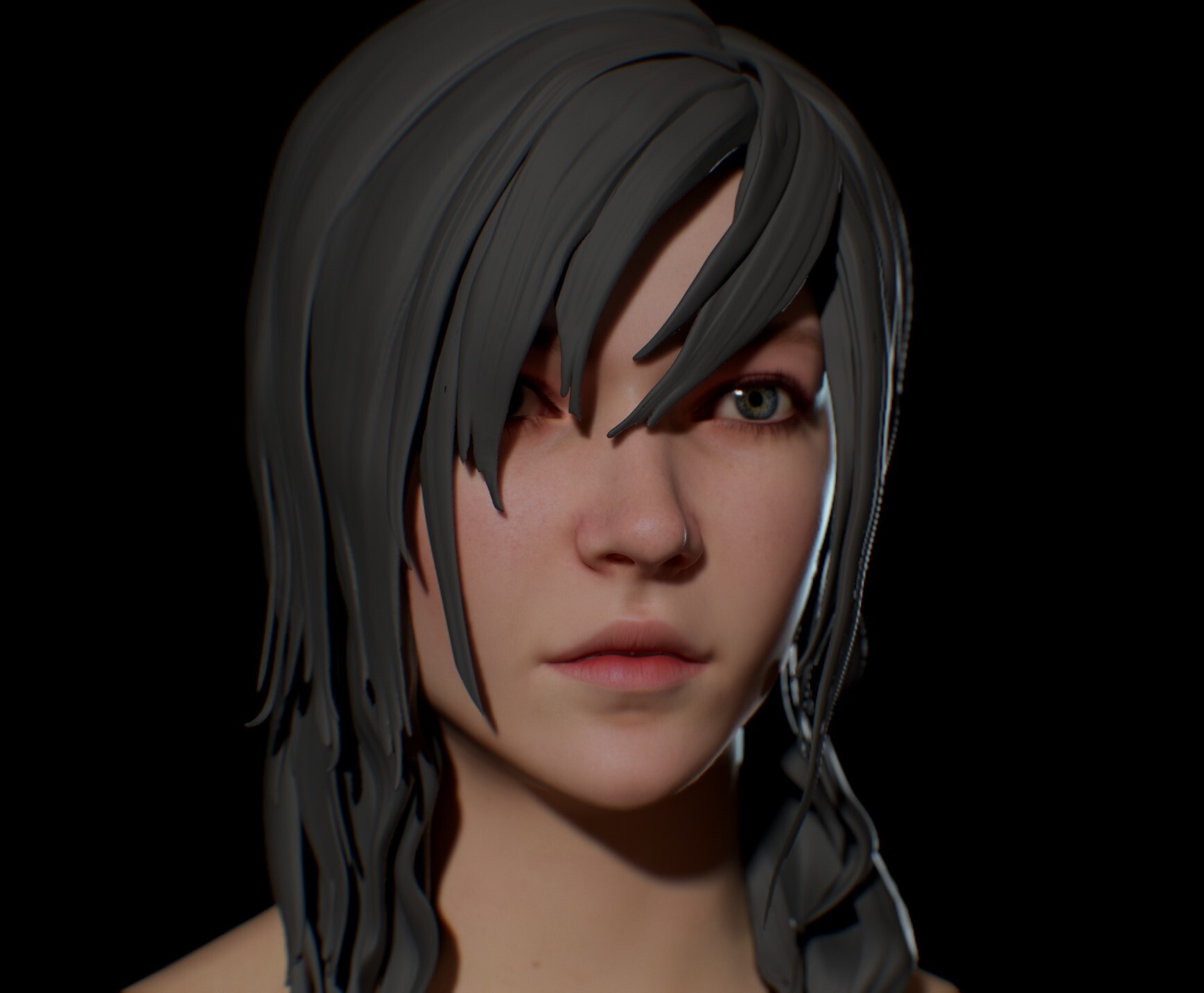 ArtStation - PC game head practice_WIP