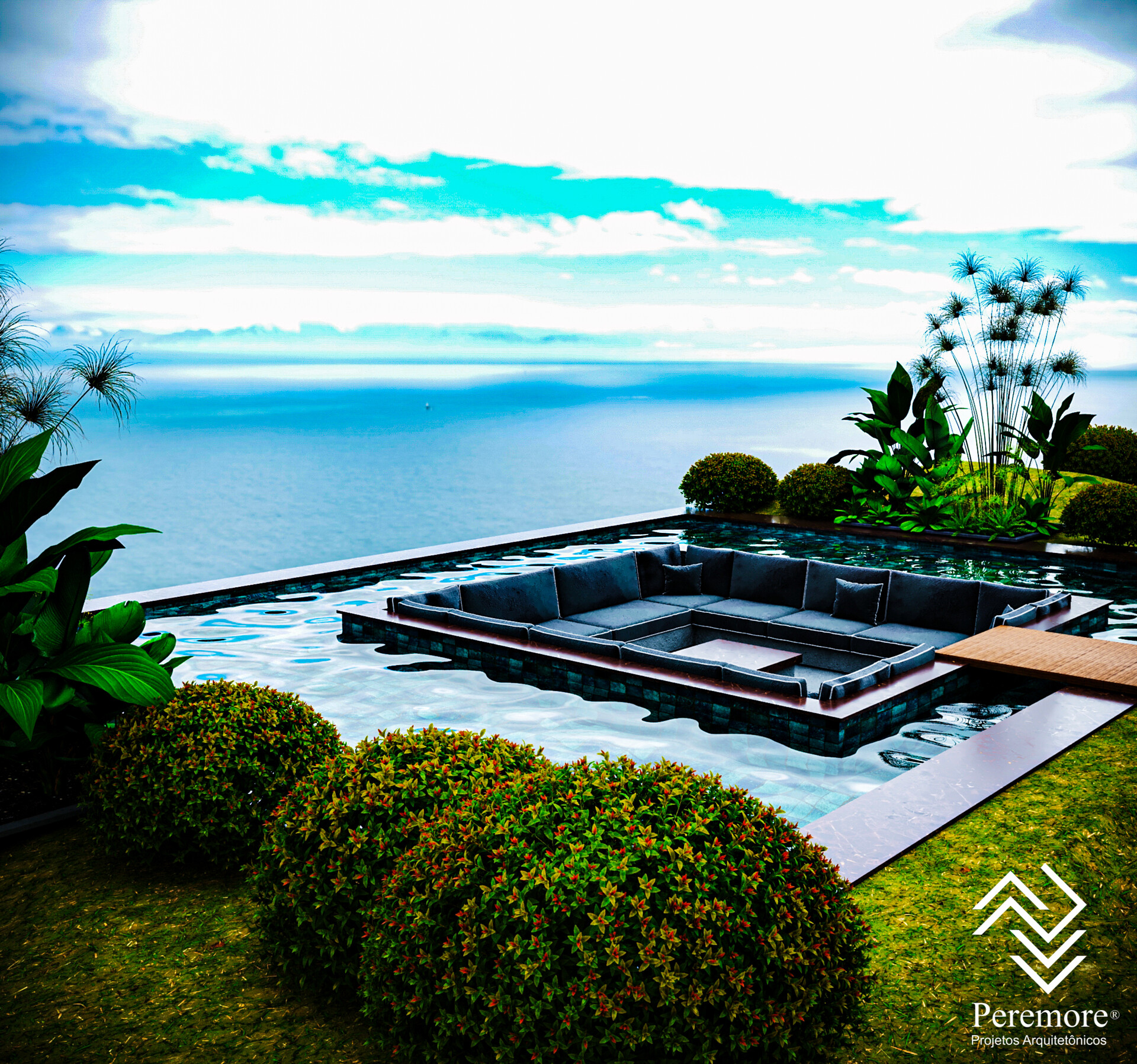 PereMore Architecture - Cliff pool Campbell