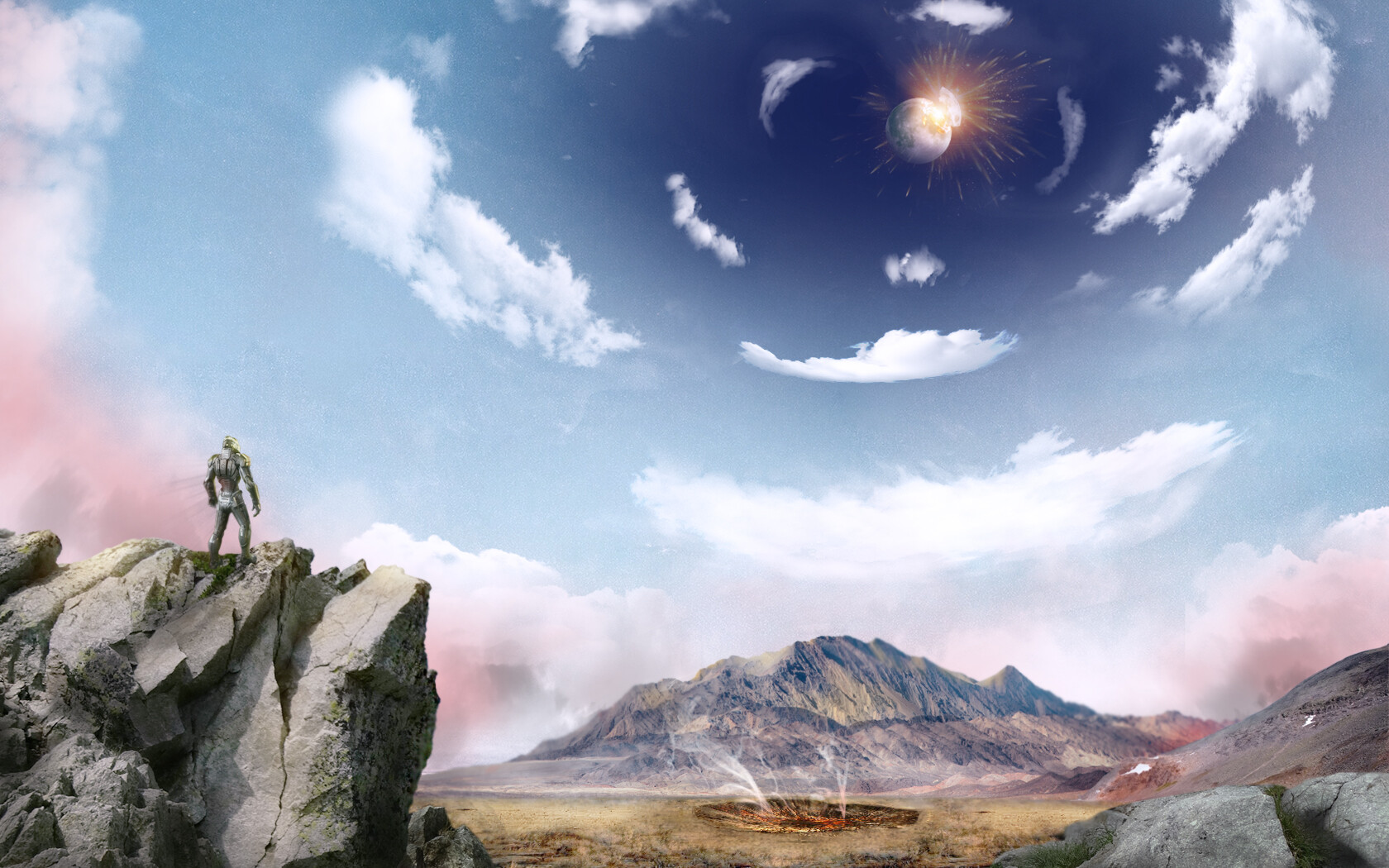 ArtStation - The destruction of the Moon