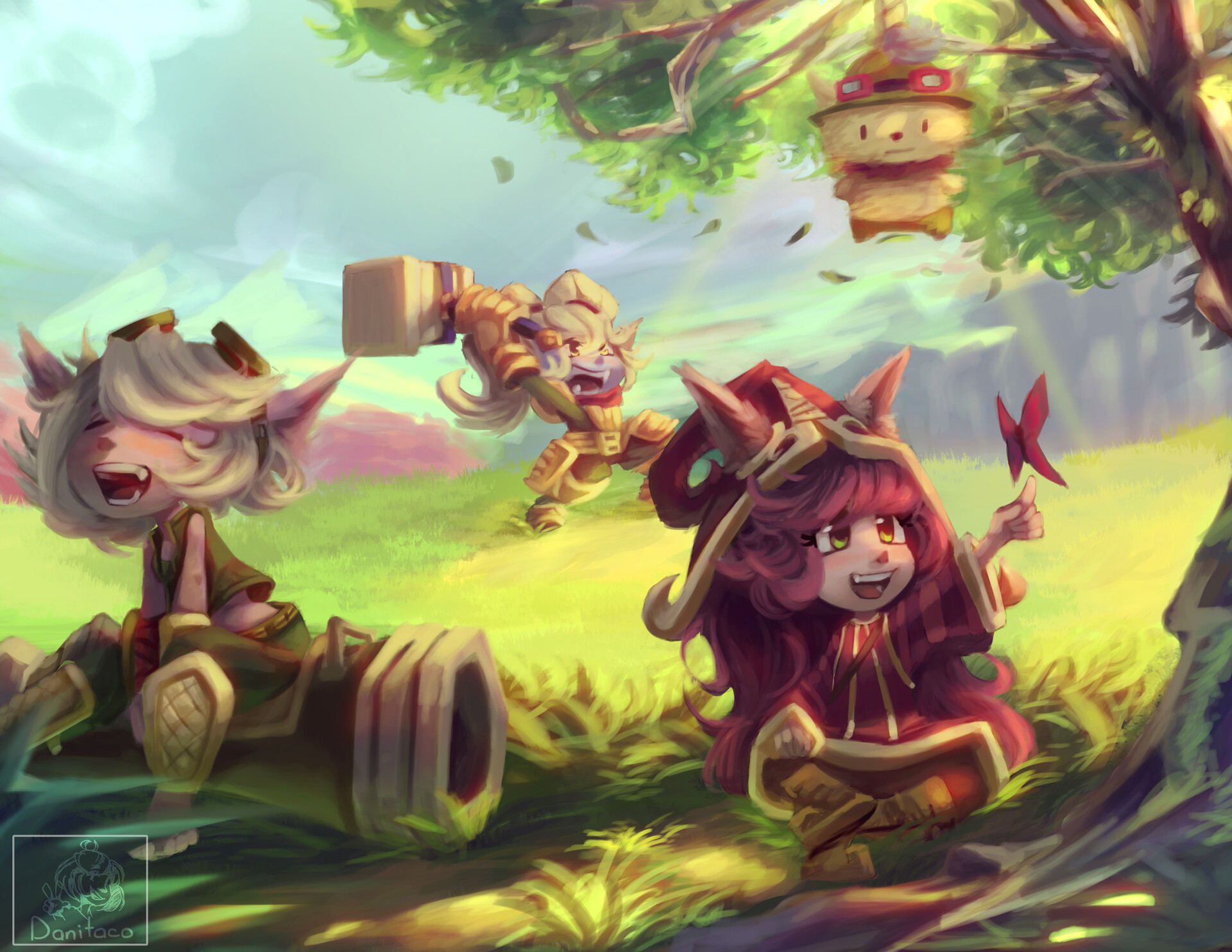 ArtStation - Yordles, League of legends
