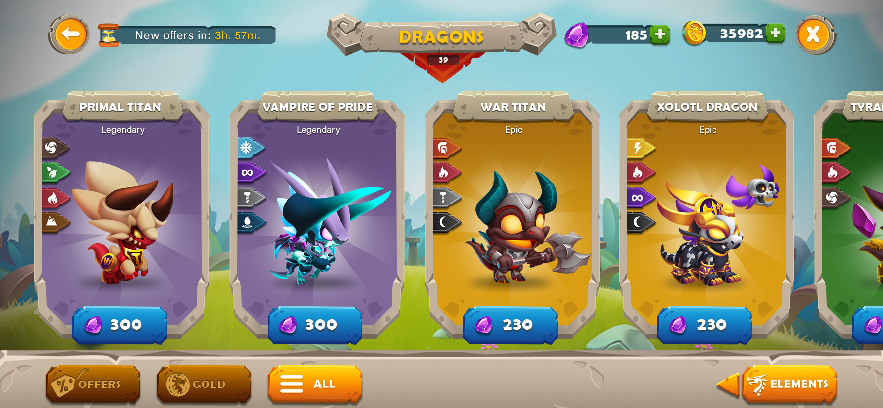 ArtStation - Dragon City UI reskin test