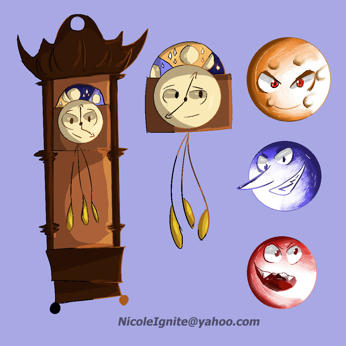 ArtStation - Clock model sheets