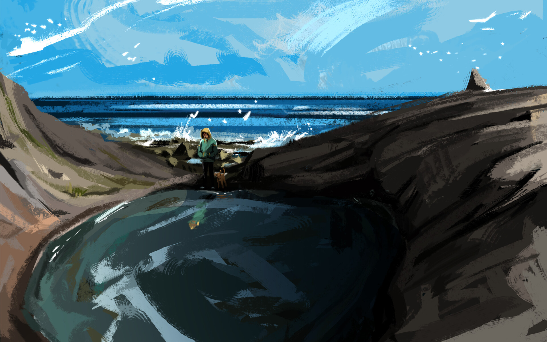 ArtStation - tide pool