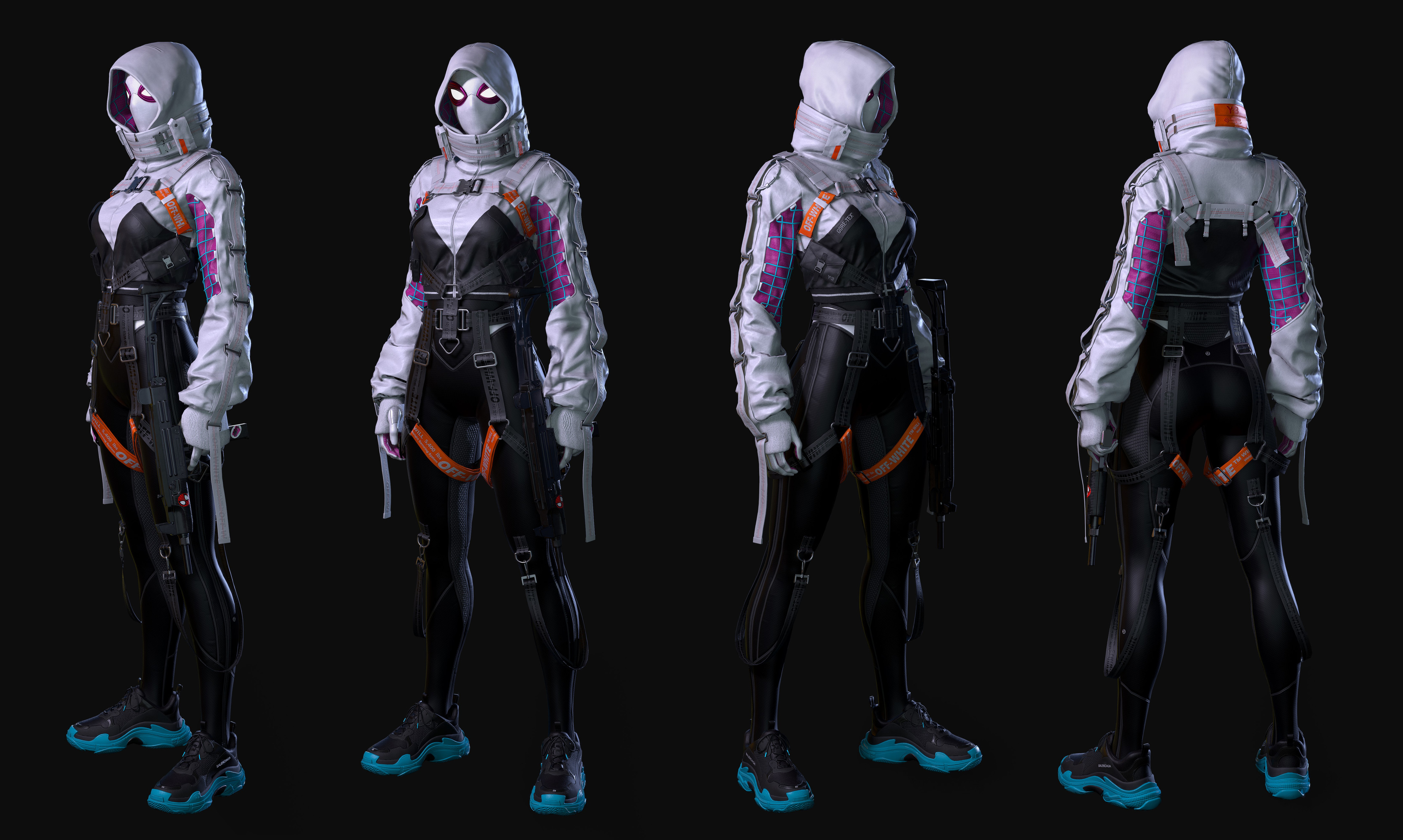 zeion-jeremy-bernil-spidergwen-lineup.jpg (3840×2301)-花瓣网