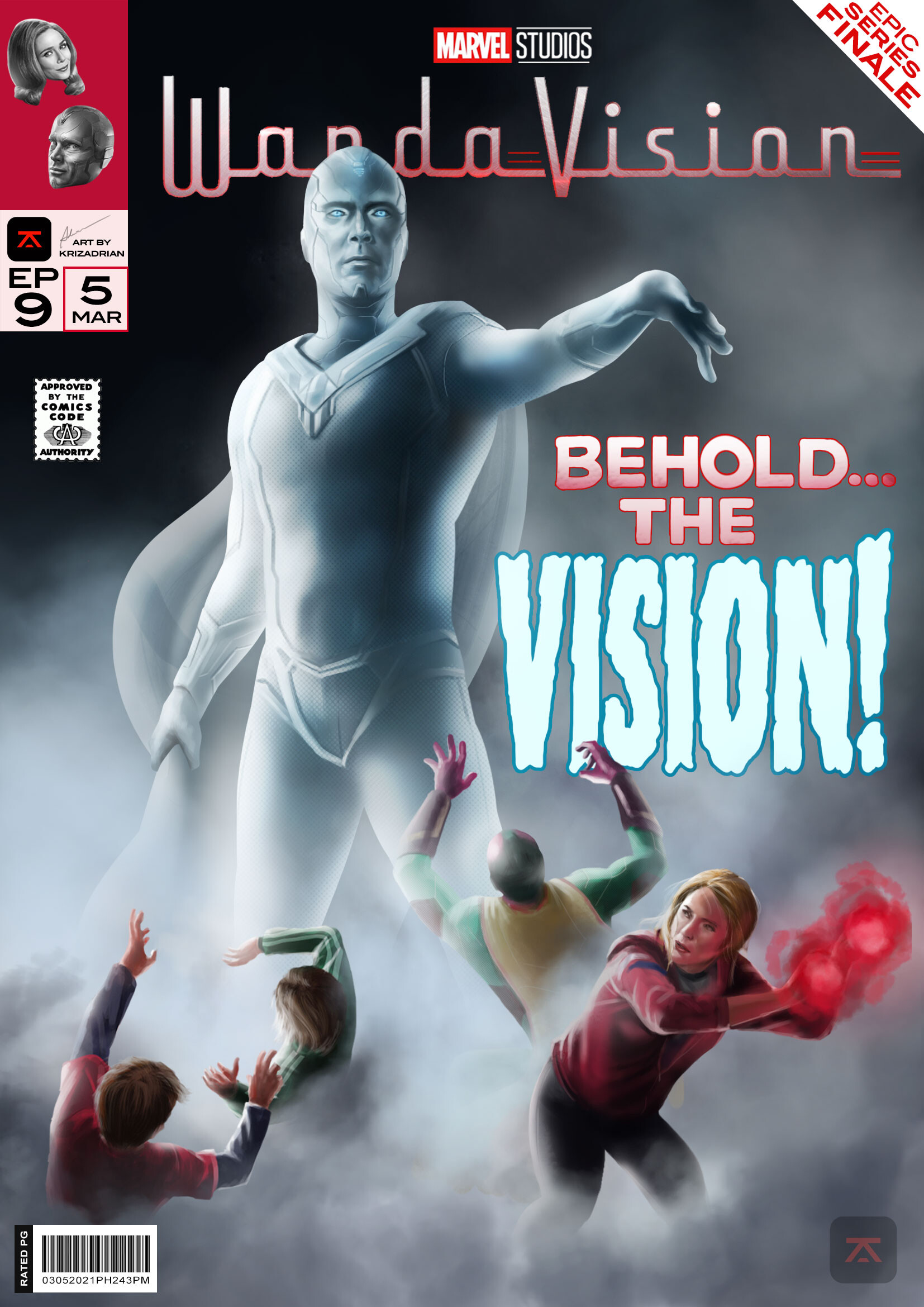 Adrian Kris Malaque - Wandavision Poster/Comic Art