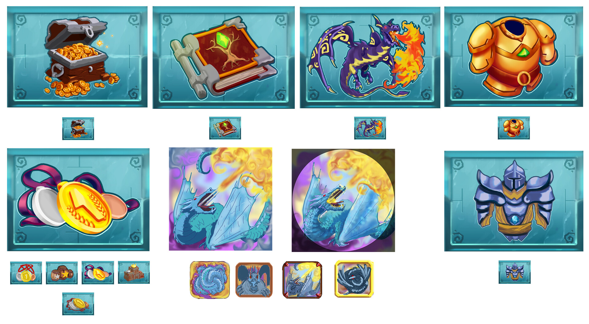 ArtStation - icons for Nether Worlds