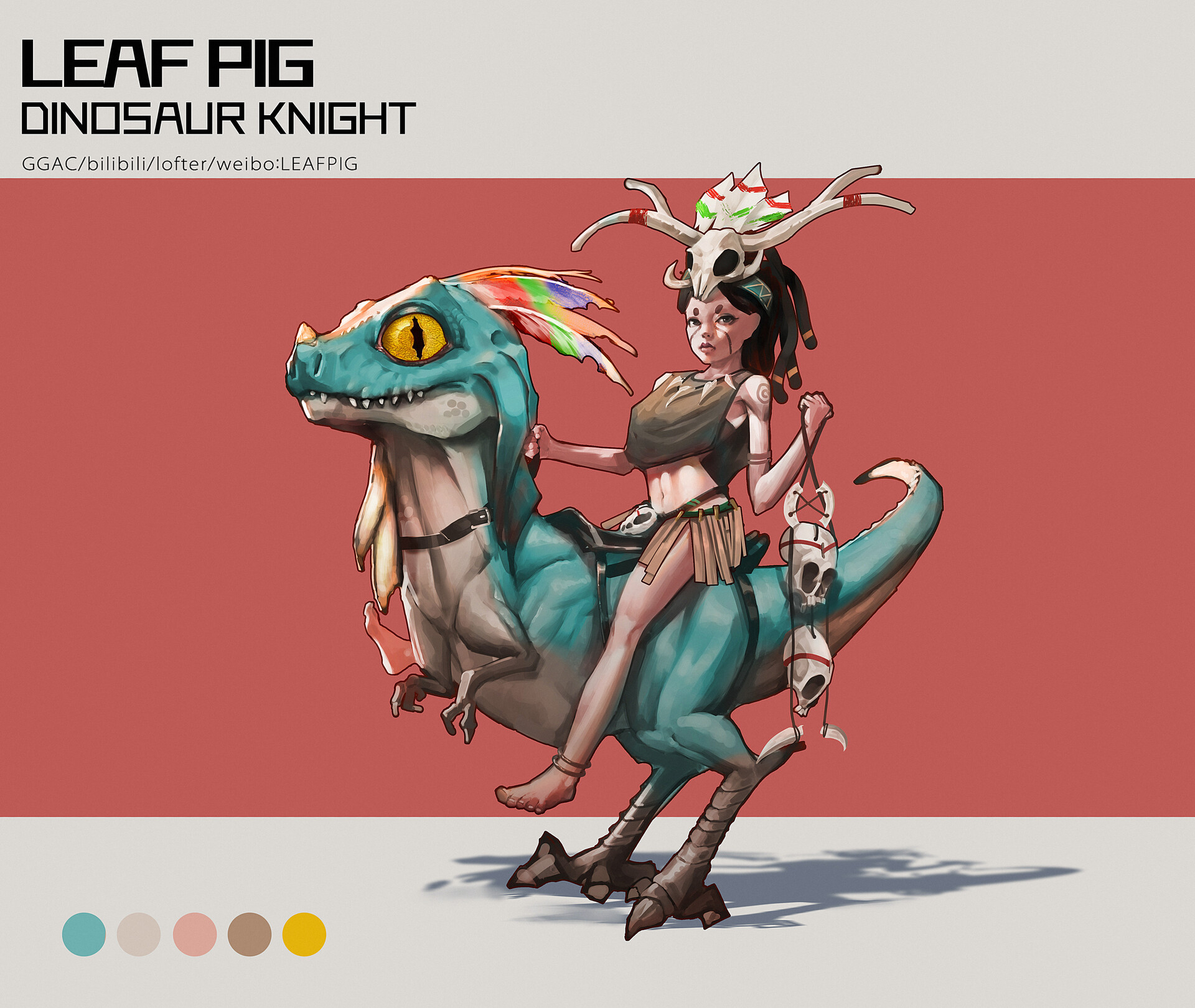 ArtStation - Dinosaur Knight