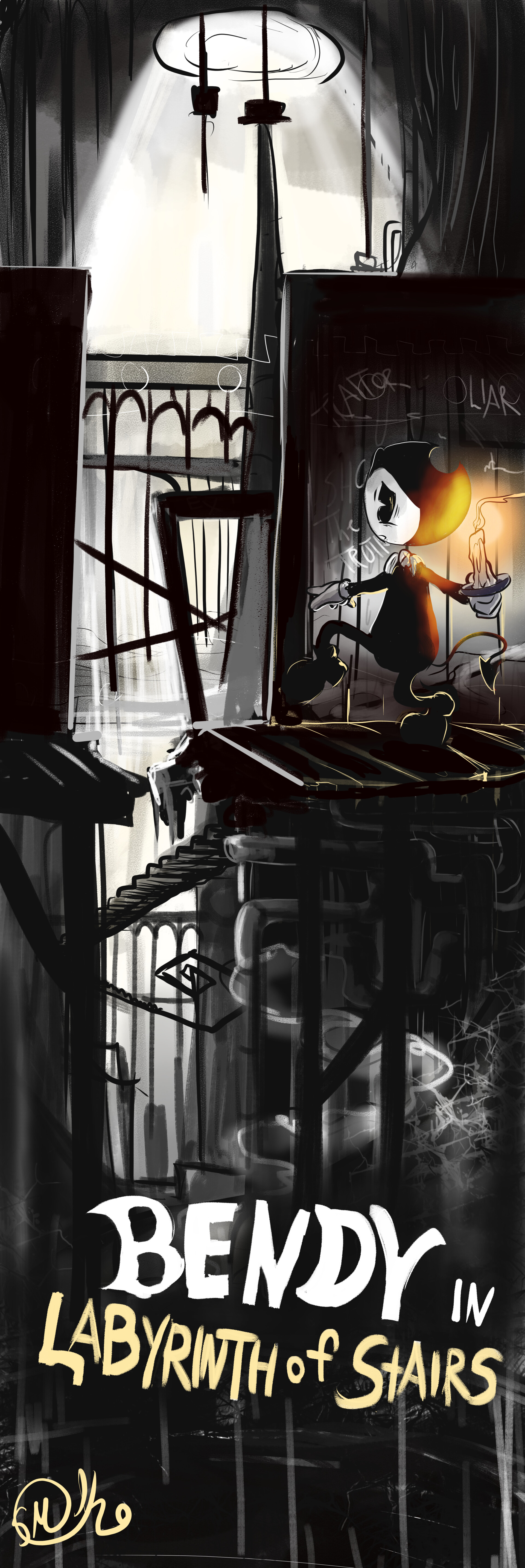 ArtStation - Bendy in: Labyrinth of Stairs