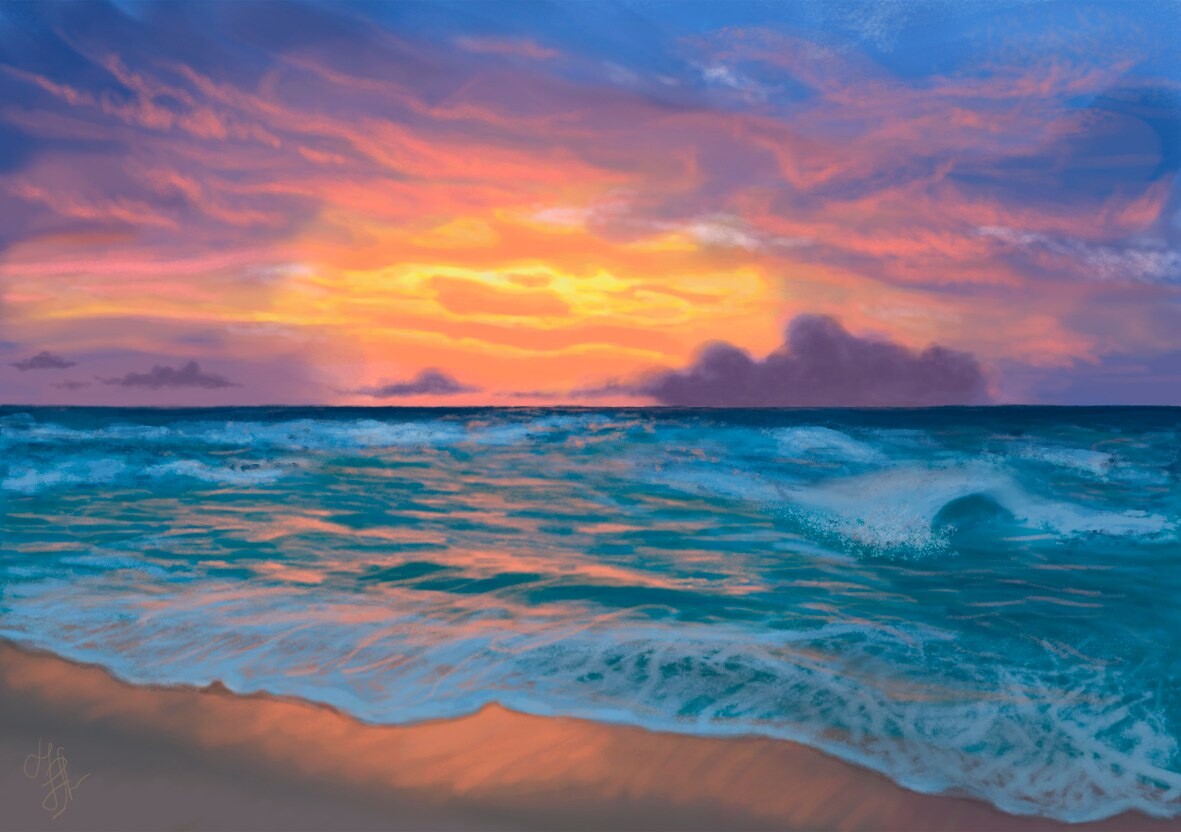 ArtStation - Gentle sun