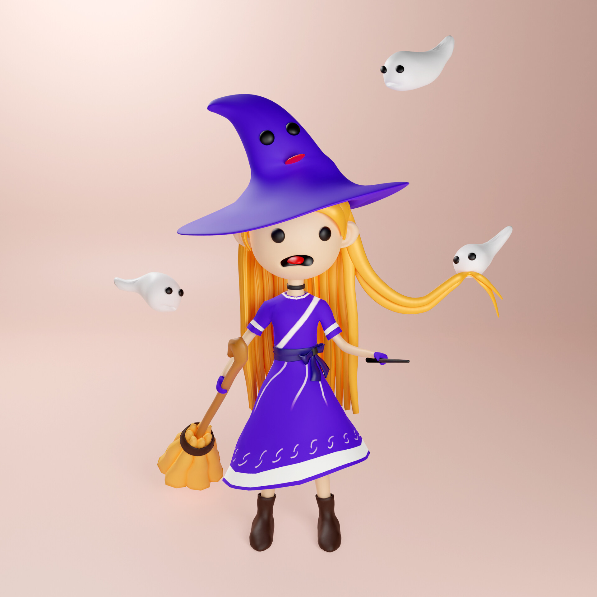 ArtStation - Stylized witch