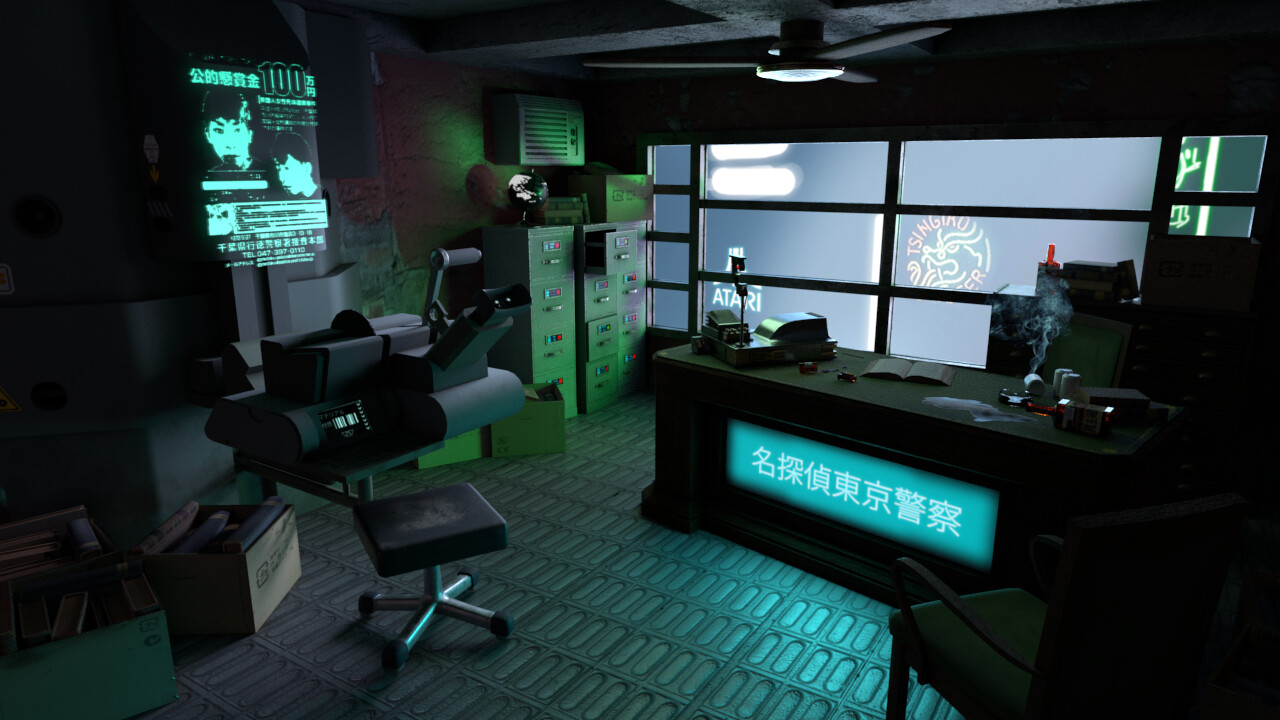 ArtStation - Sci-Fi Detectives Office