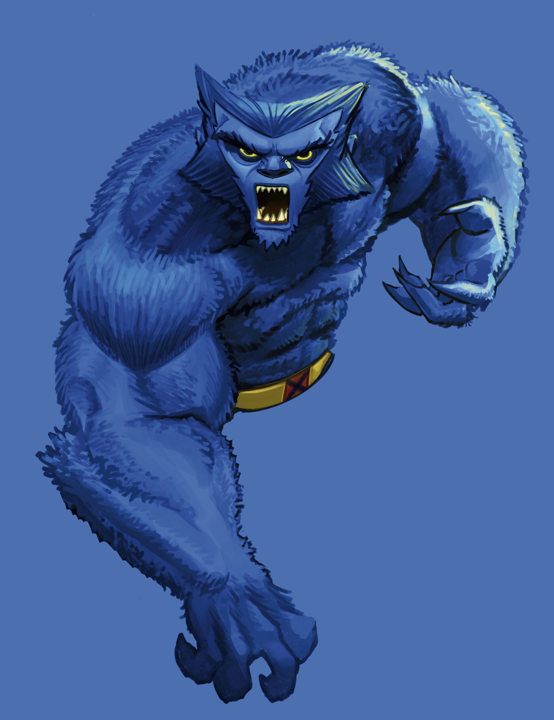 ArtStation - Beast - X-men, Josh Nelson