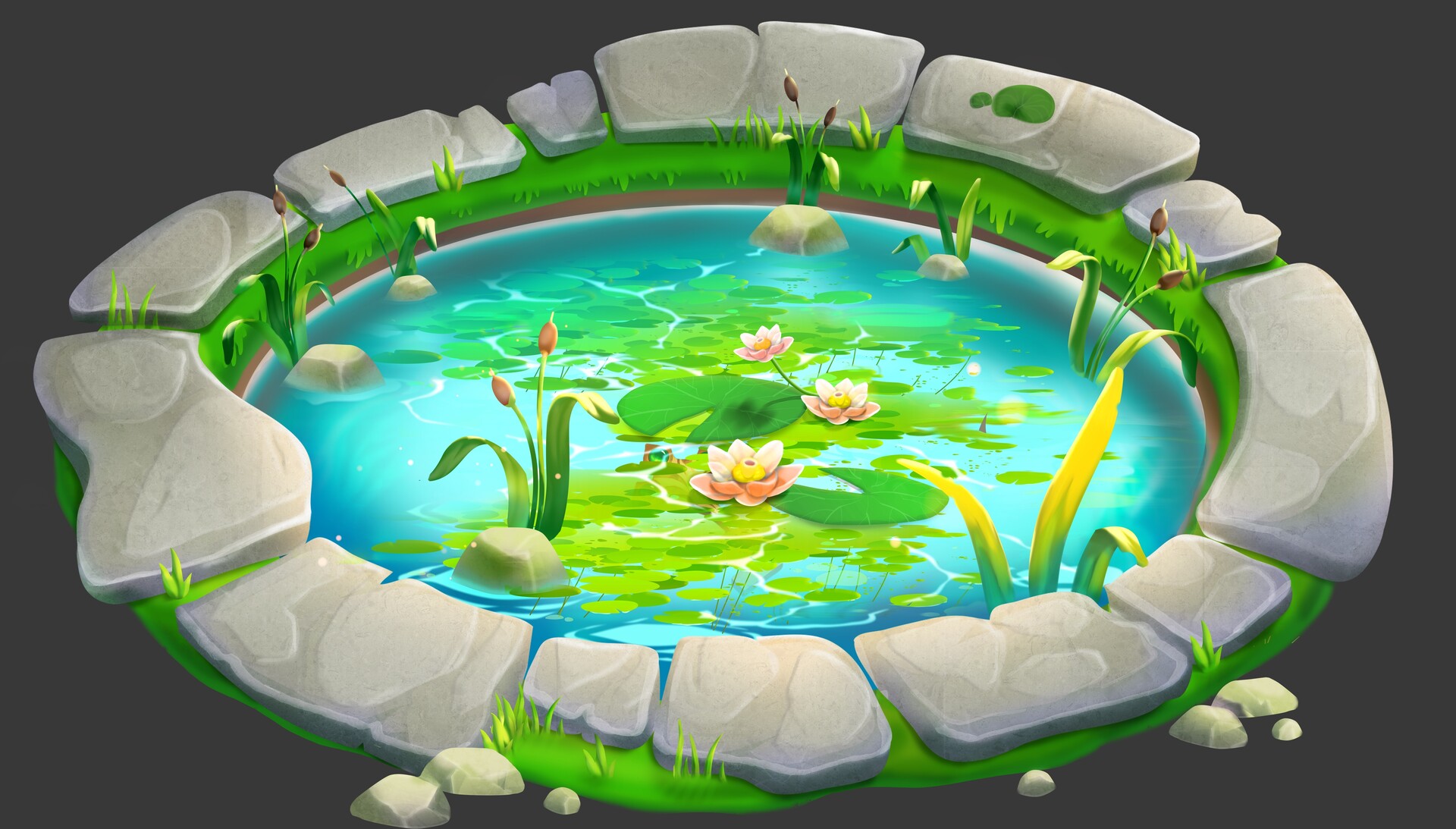 ArtStation - Magic pond