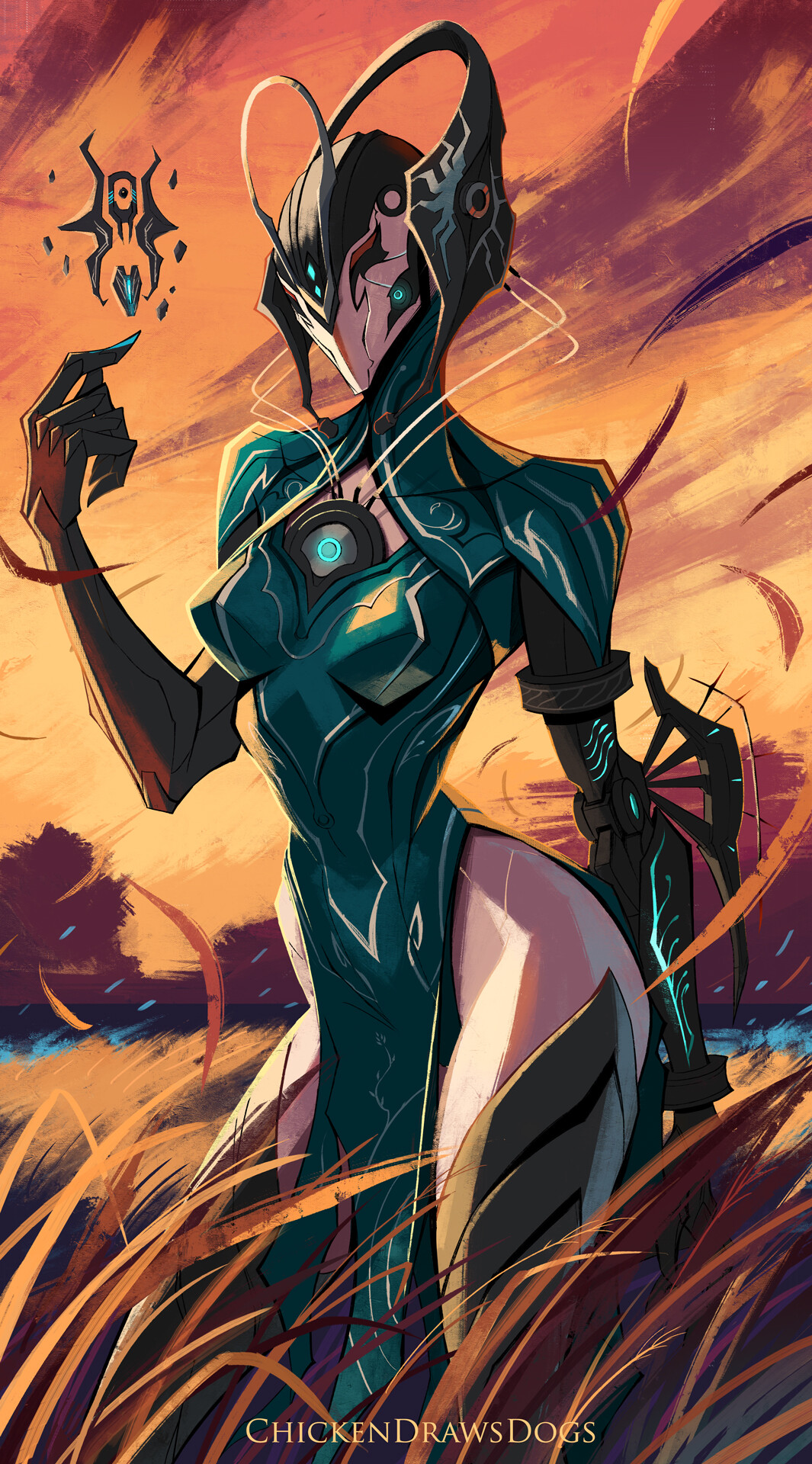 ArtStation - WARFRAME - Banshee in the Field