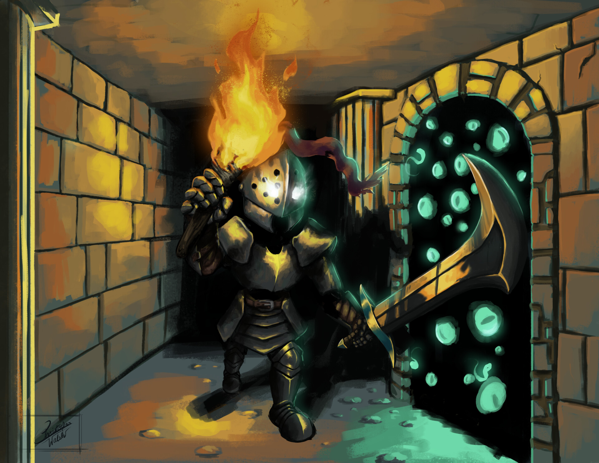 ArtStation - Exploring The Dungeon 2018