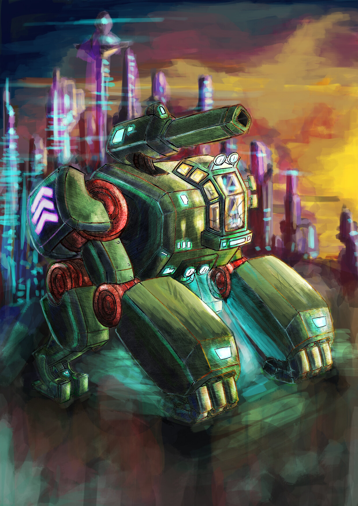 ArtStation - Mech Illustration