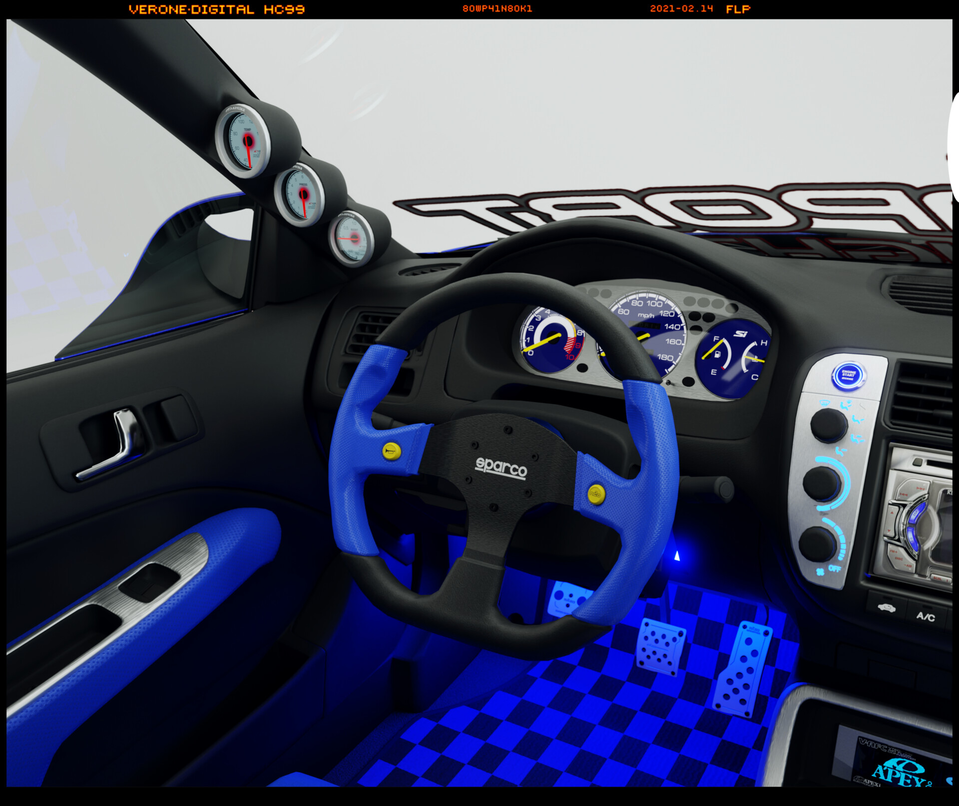 Bowpain - Custom 1999 Honda Civic Si (EM1) "Insomnia" - Collab with ...