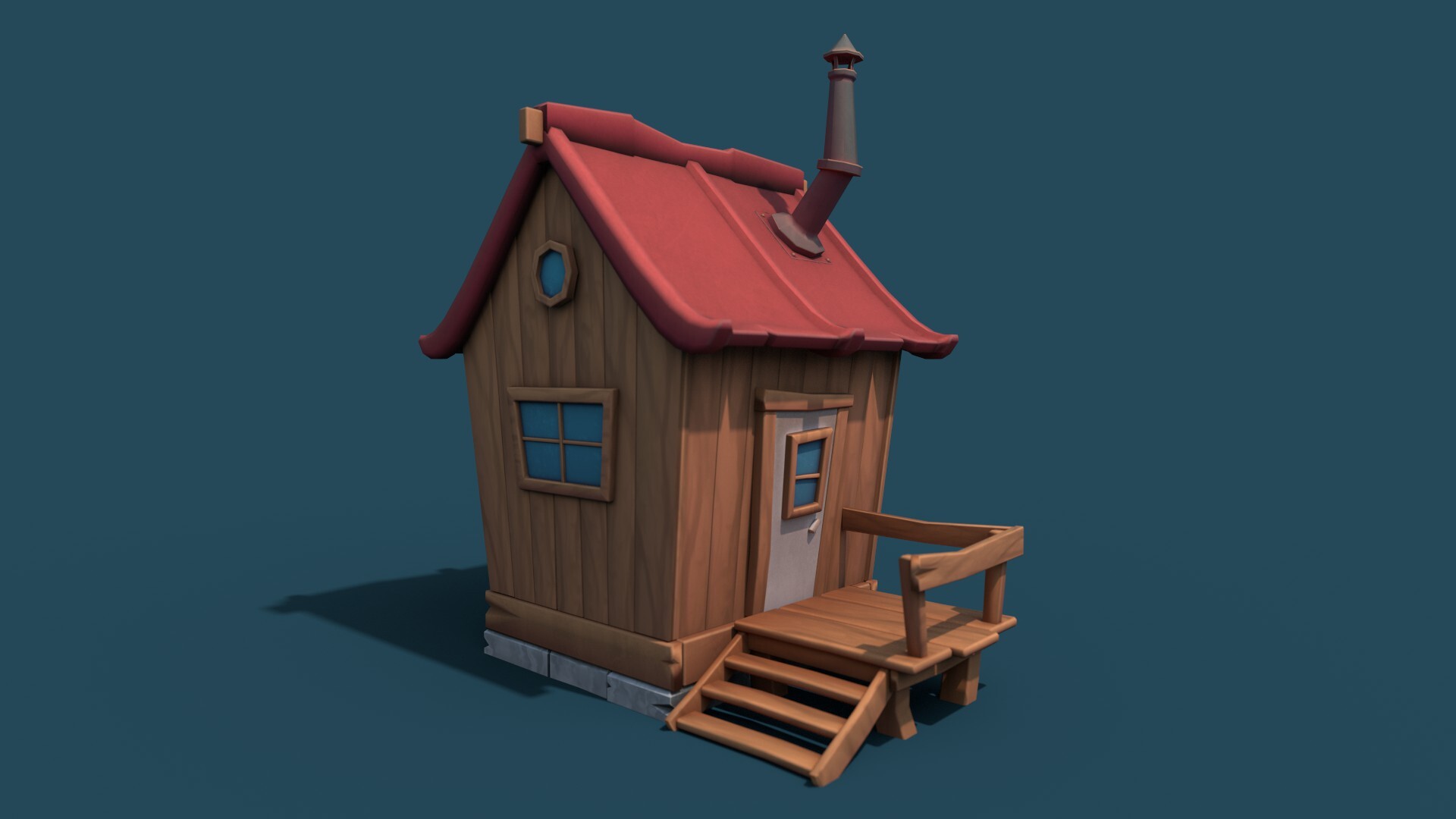 ArtStation - Stylized house