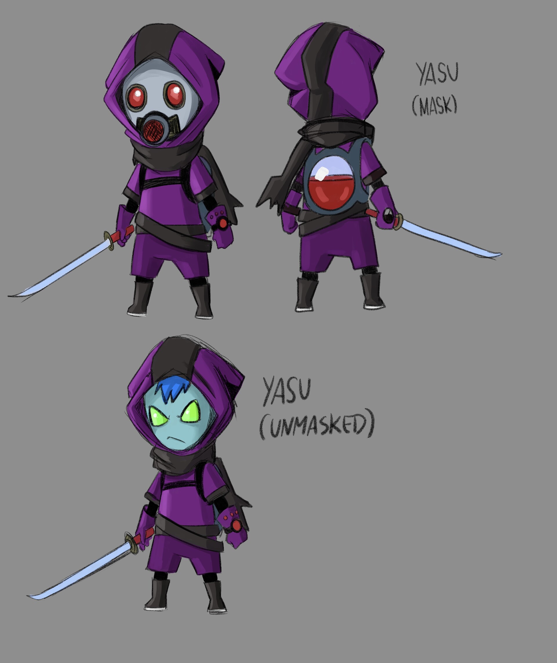 ArtStation - Video Game Project: YASU