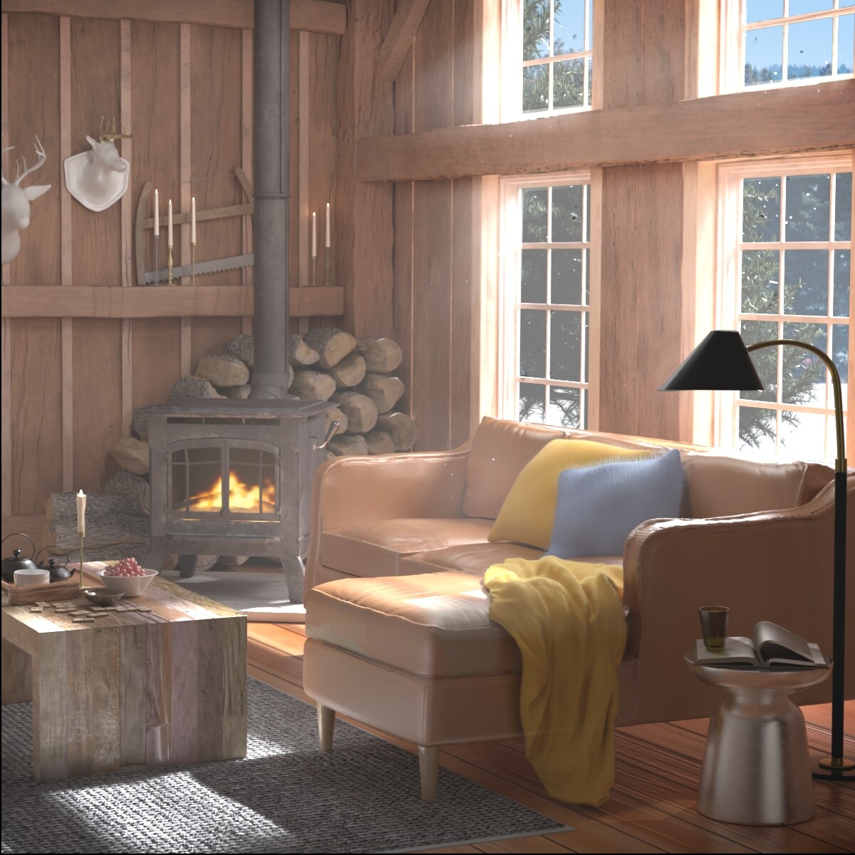 ArtStation - Cabin Interior