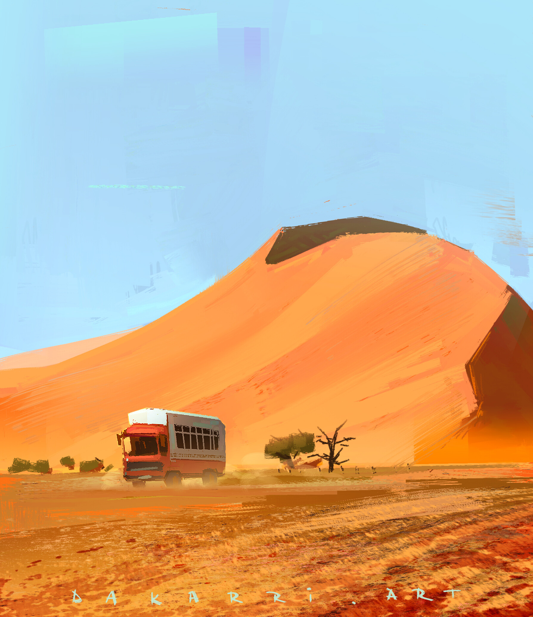 Diana Sima - Heavy Paint Sketches