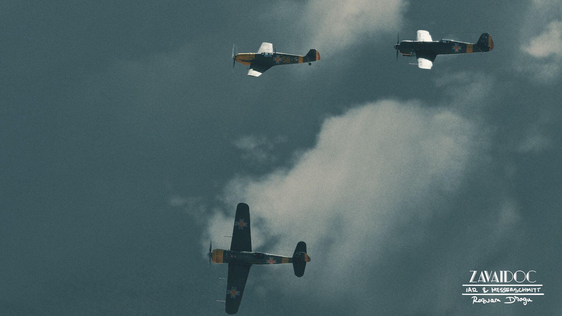 Razvan Dragu - Iar-80 and BF-109 Battle formation studies