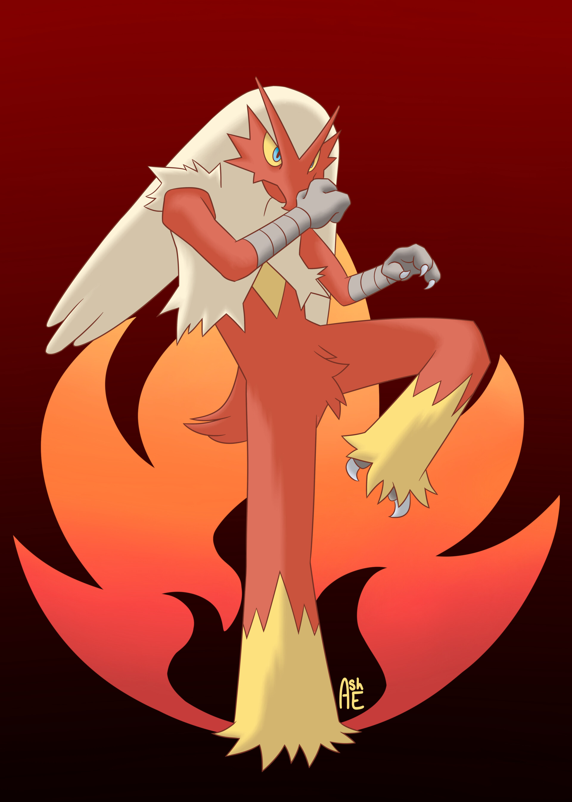 ArtStation - Blaze Kick