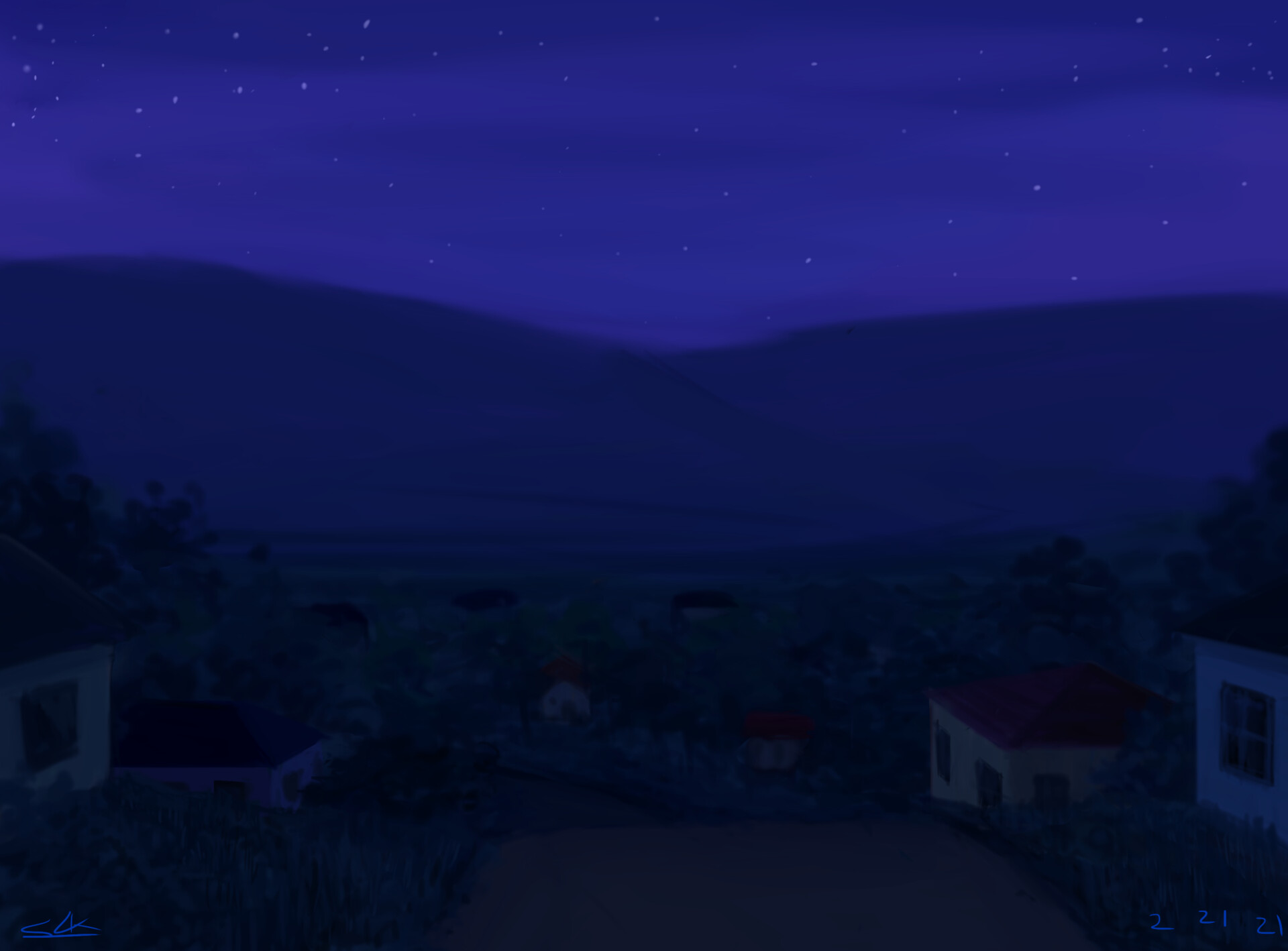 ArtStation - rough scenery practice