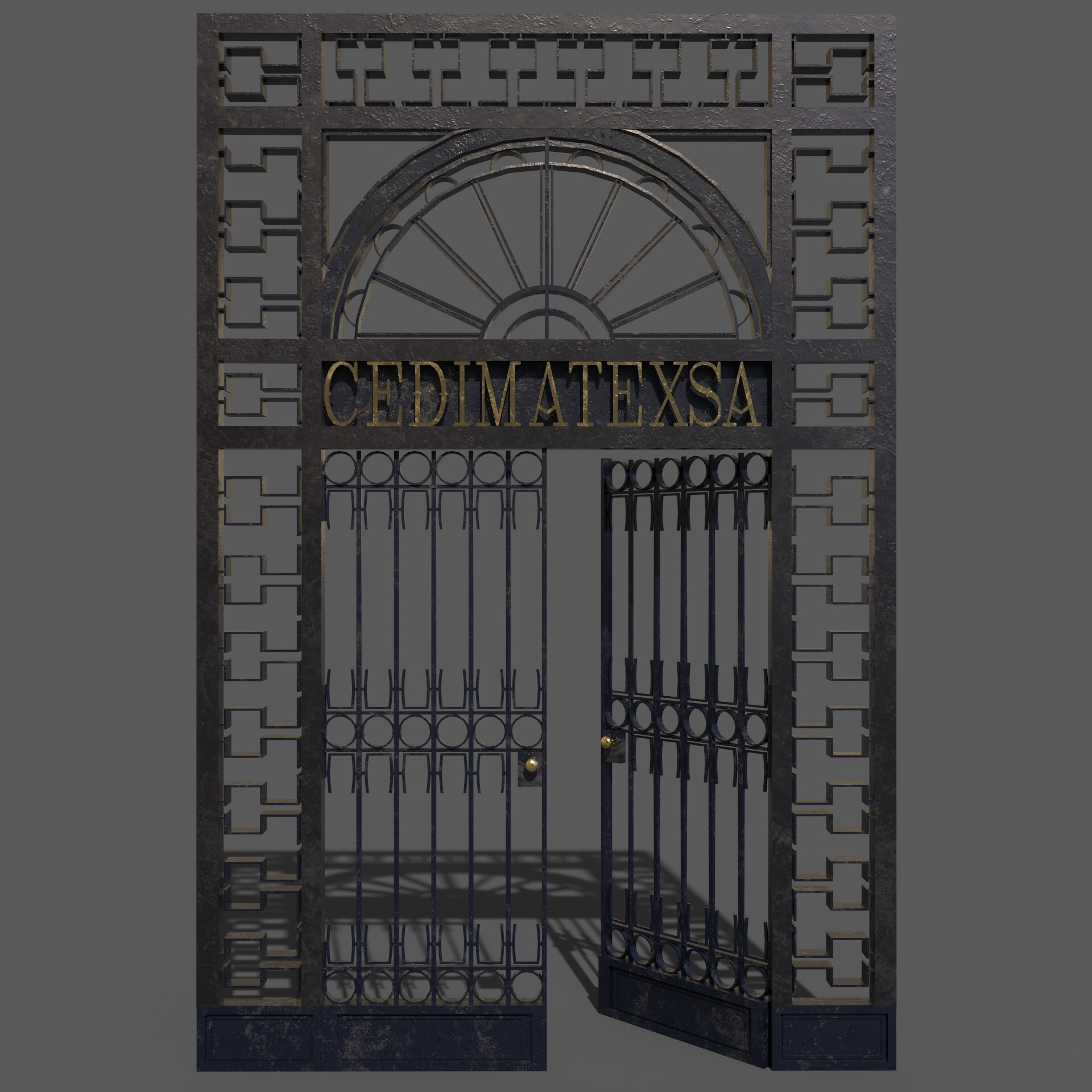 ArtStation - Door From REC movie (Cedimatexsa Building)