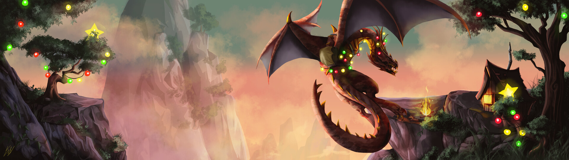 ArtStation - Christmas in another world