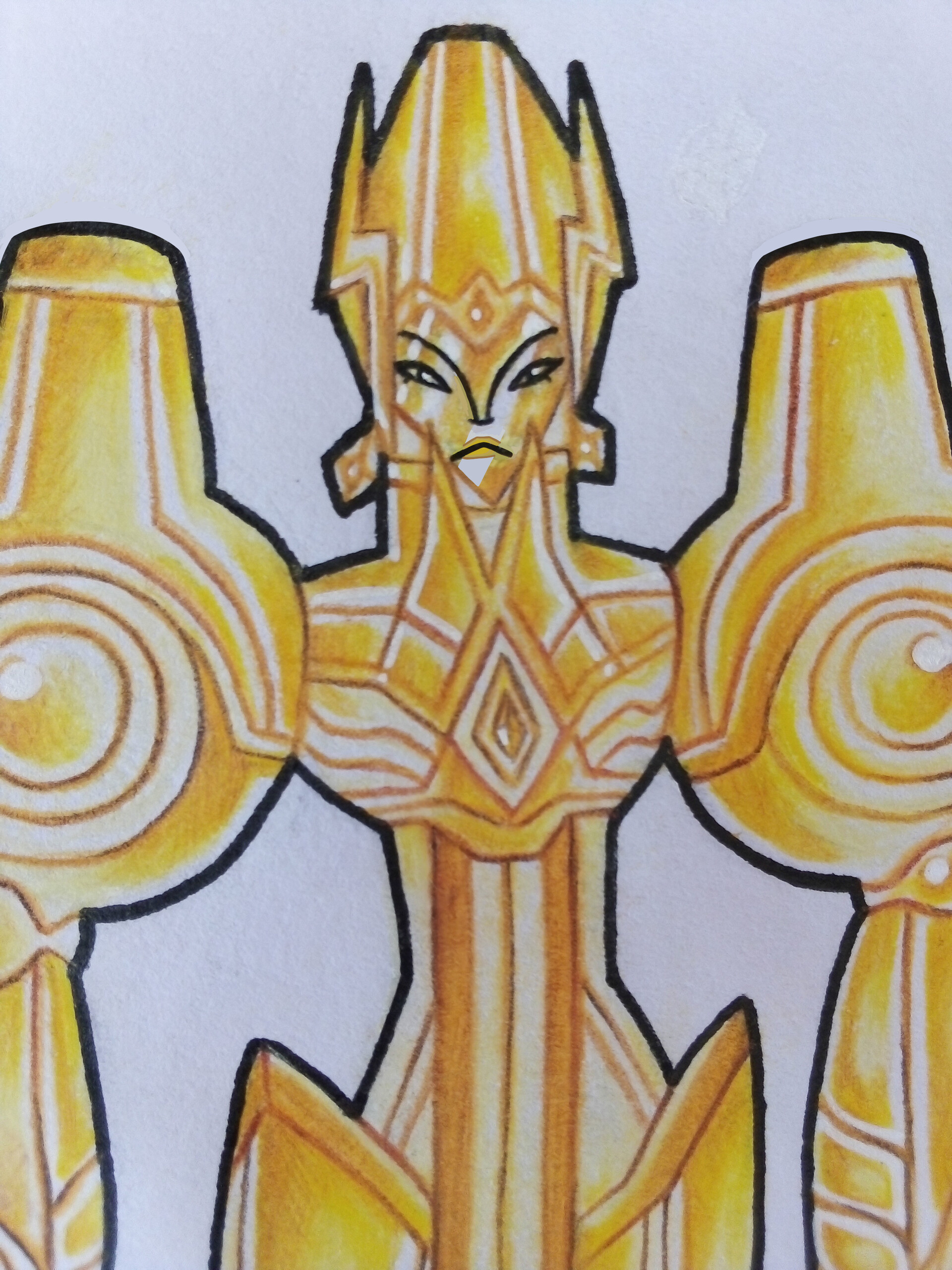 how to draw yellow diamond