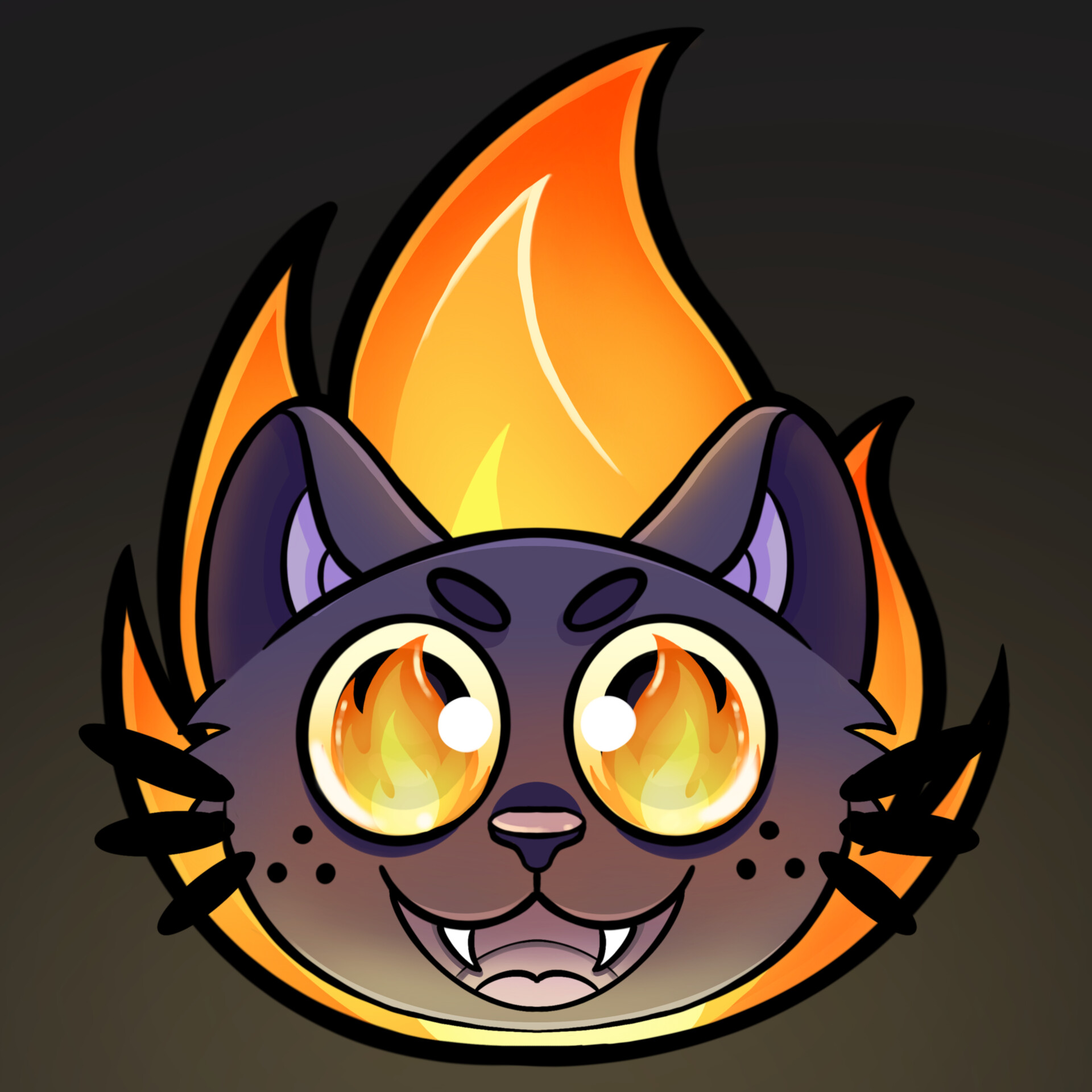 ArtStation - Mobile Game Power-up button - Fire Master