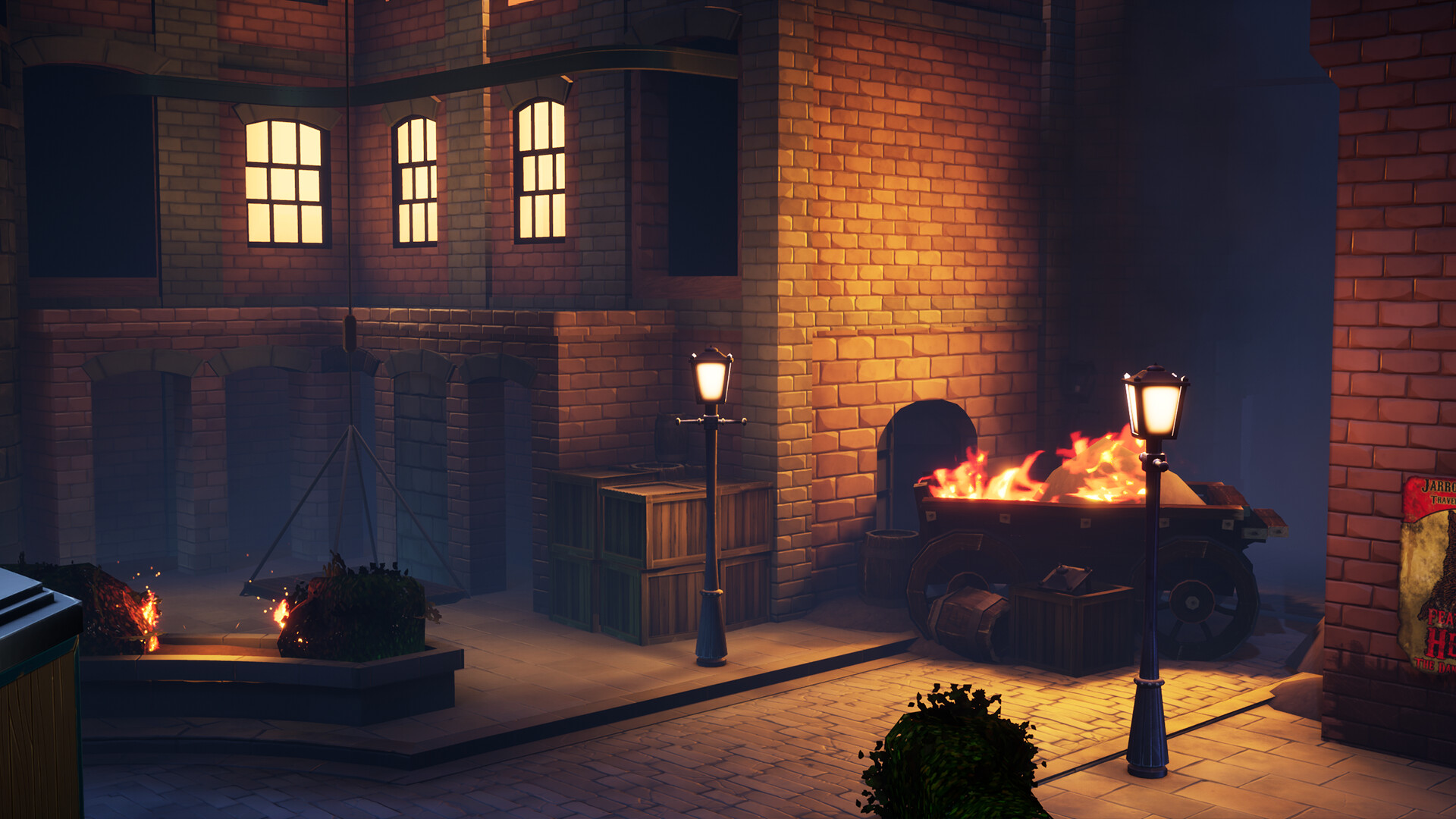 Matthew Gilchrist - Brimstone Brawlers - Courtyard (Original)