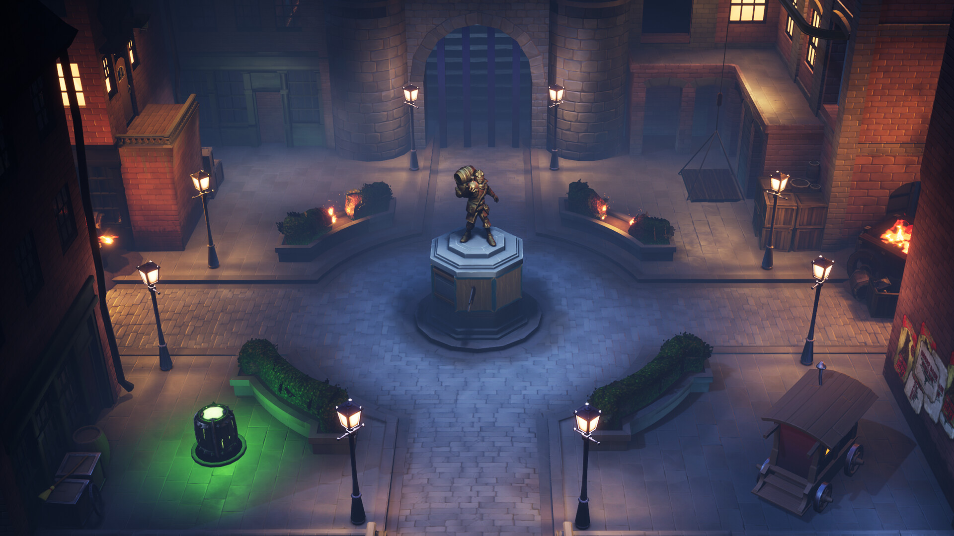 Matthew Gilchrist - Brimstone Brawlers - Courtyard (Original)