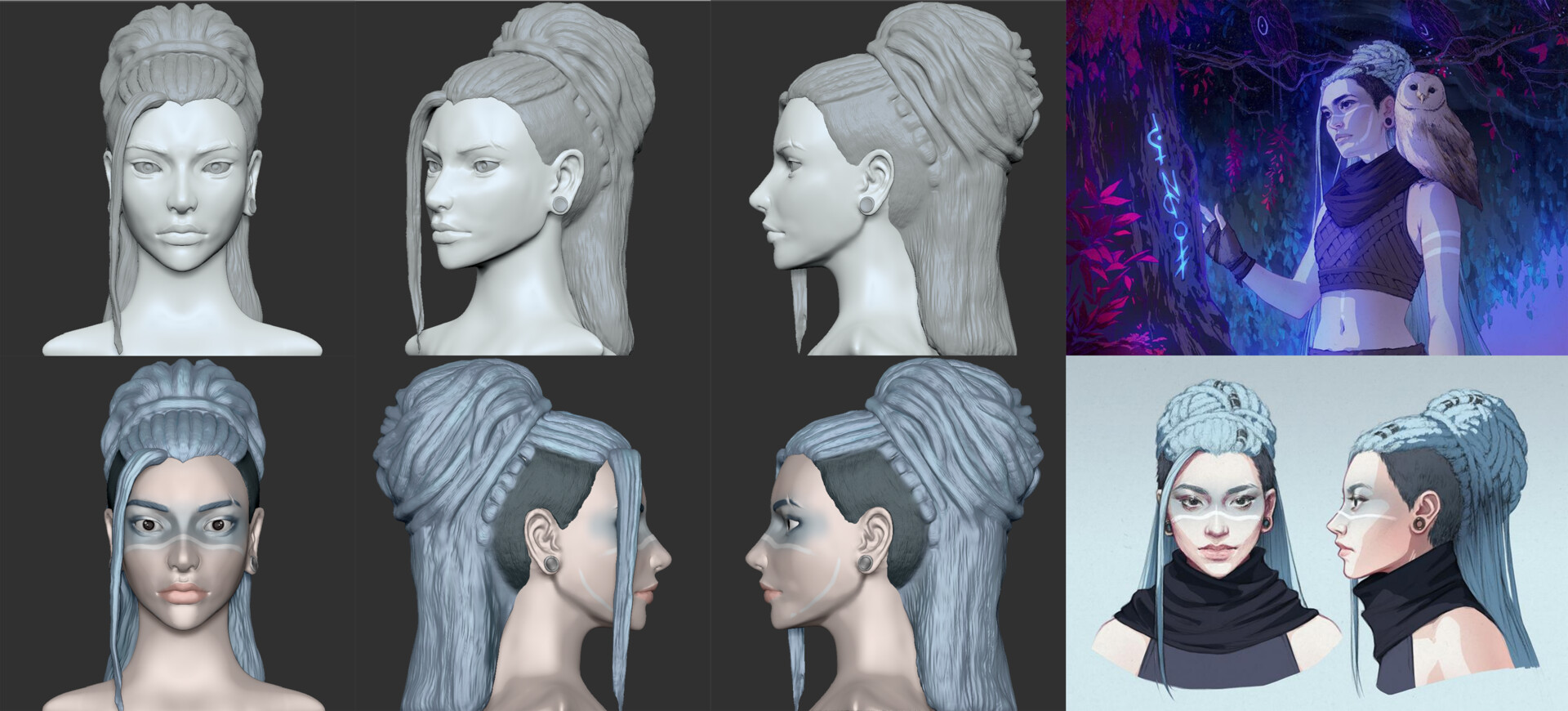ArtStation - Zbrush Sculpture | Based on Phantasma: Leigh by DjamilaKnopf