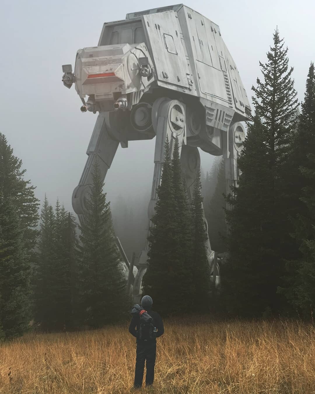 ArtStation - AT-AT Forest Patrol