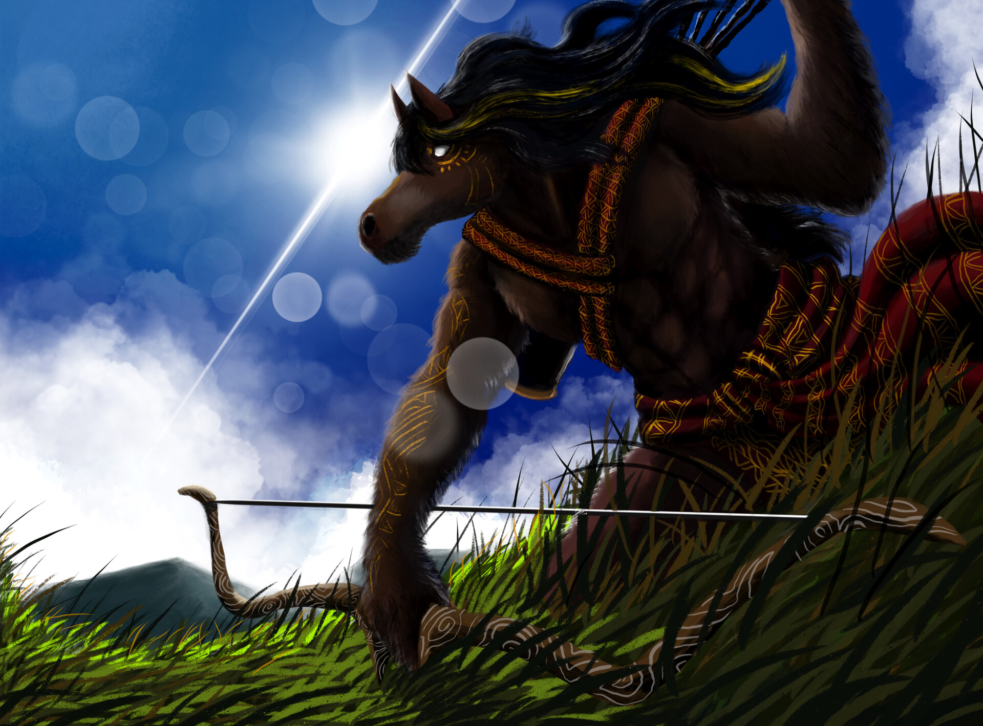 ArtStation - Tikbalang Hunter