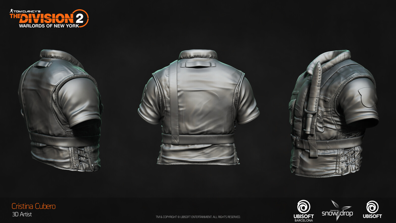 Cristina Cubero - The Division 2 - Resident Evil - Chris Redfield's Vest