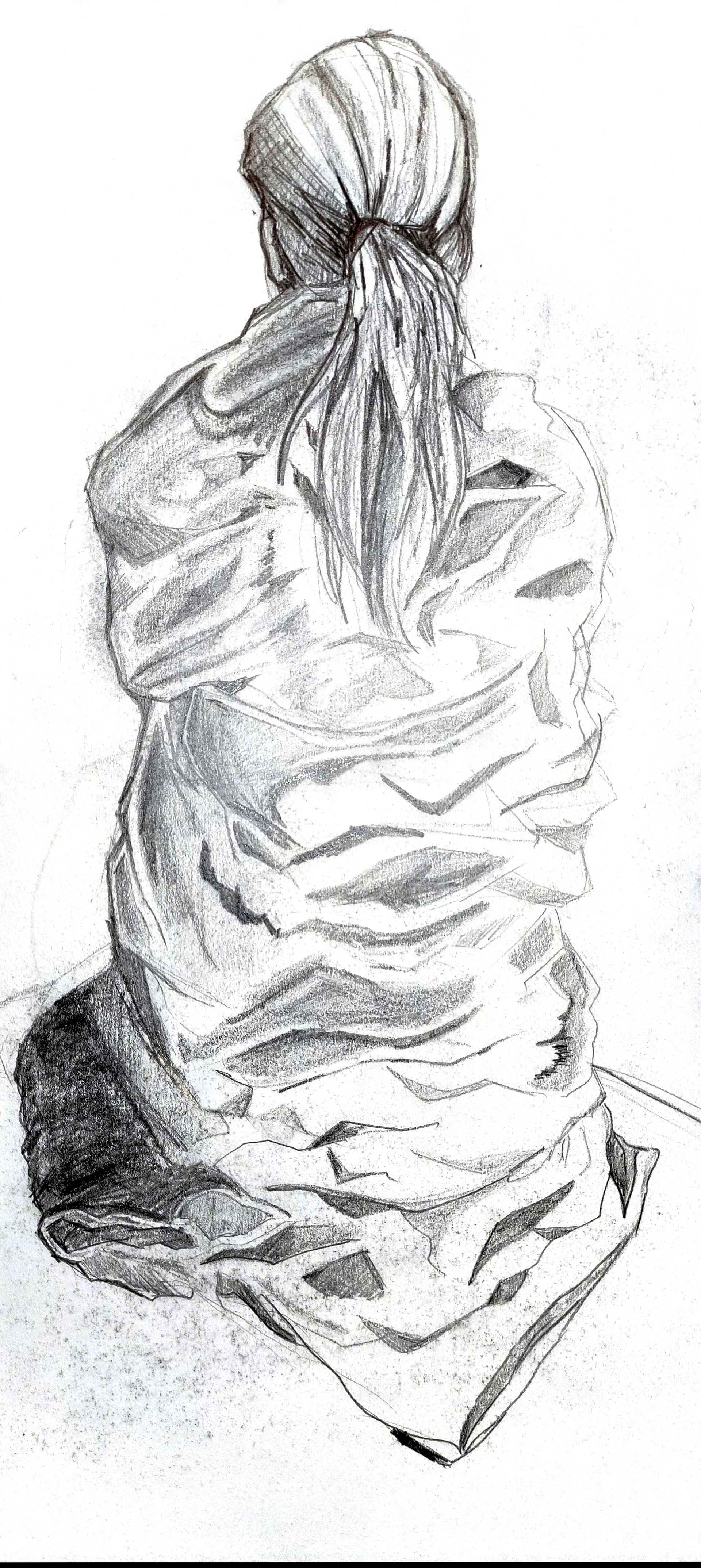 Pencil Drawings Of Sad People