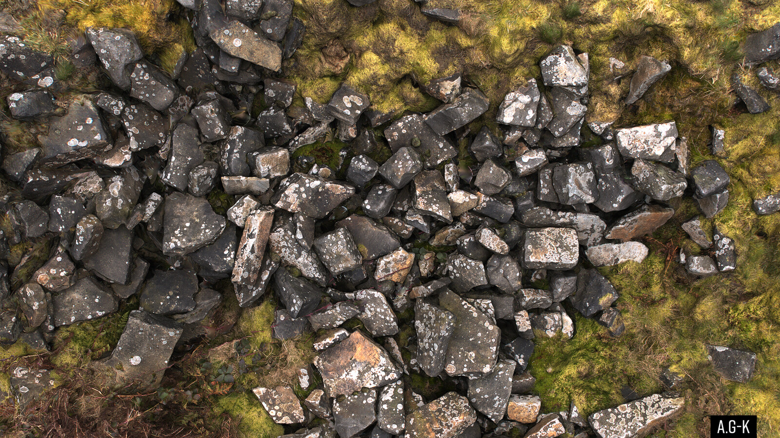 Andrew King - Mossy Stone Rubble Ruin