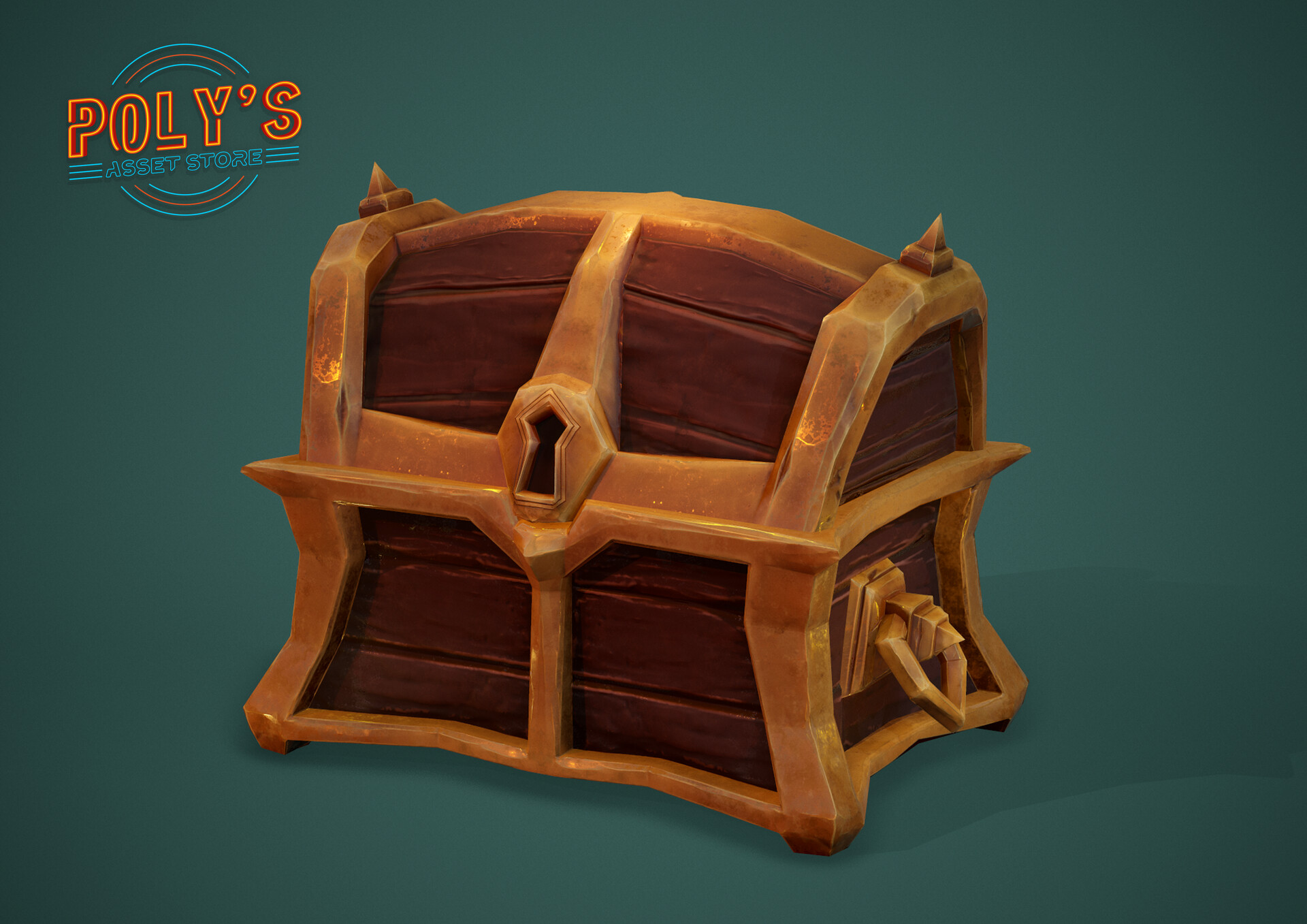 ArtStation - Chest - Low Poly Stylized
