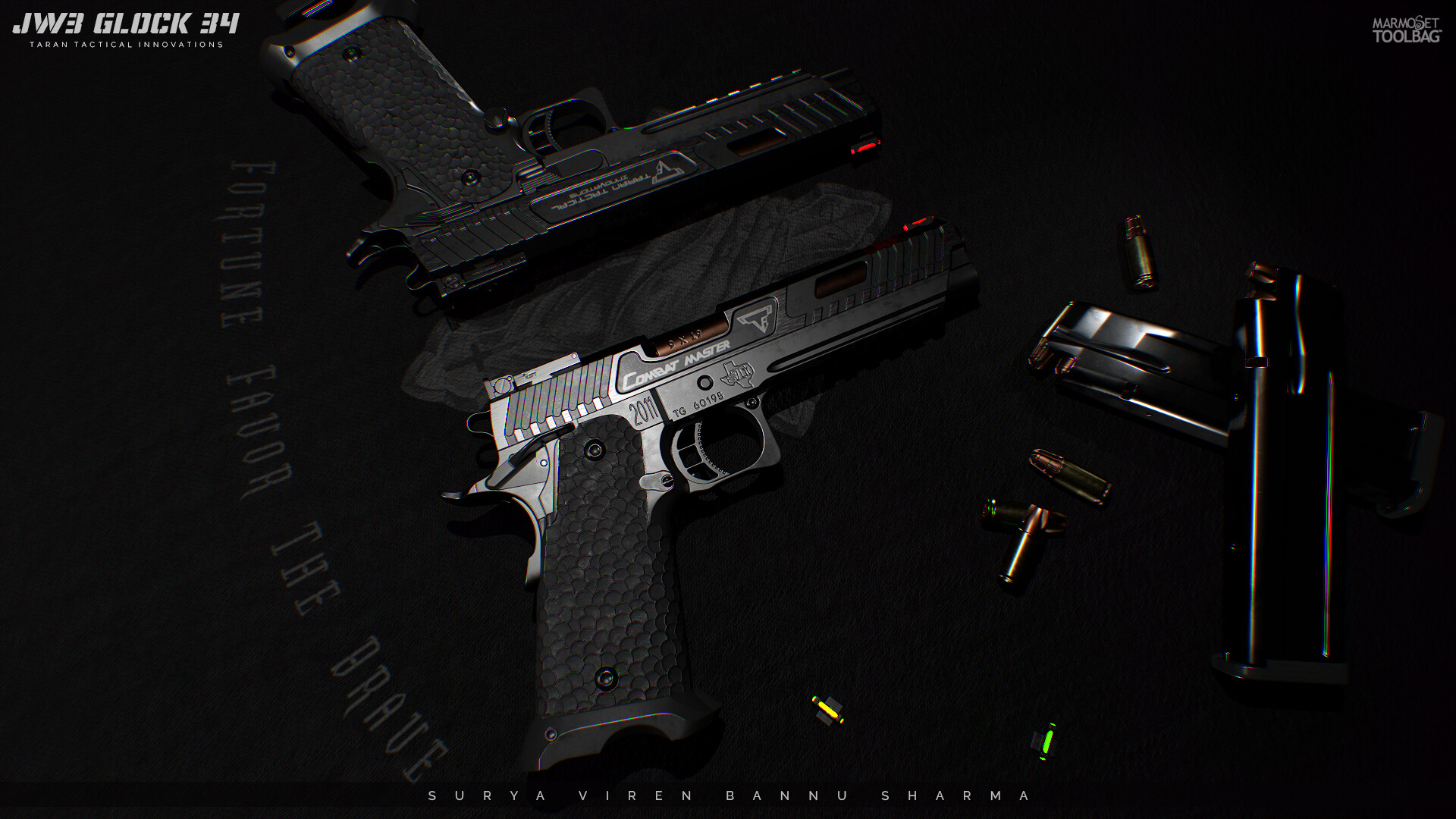 Surya Sharma - JW3 STI 2011 Combat Master - High-Poly Handgun/Weapon ...