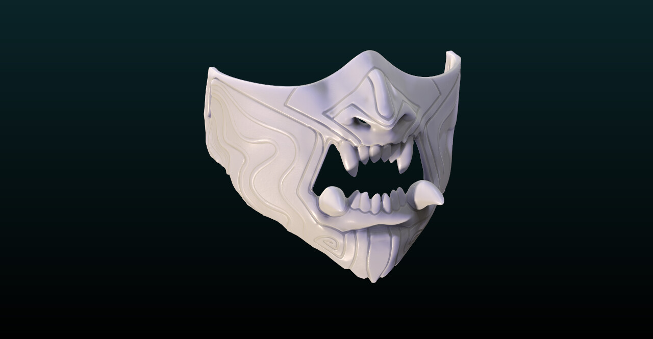 ArtStation - Oni Mask