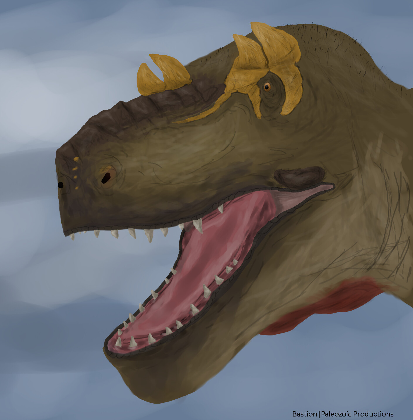 ArtStation - Perspective- Tyrannosaurus rex