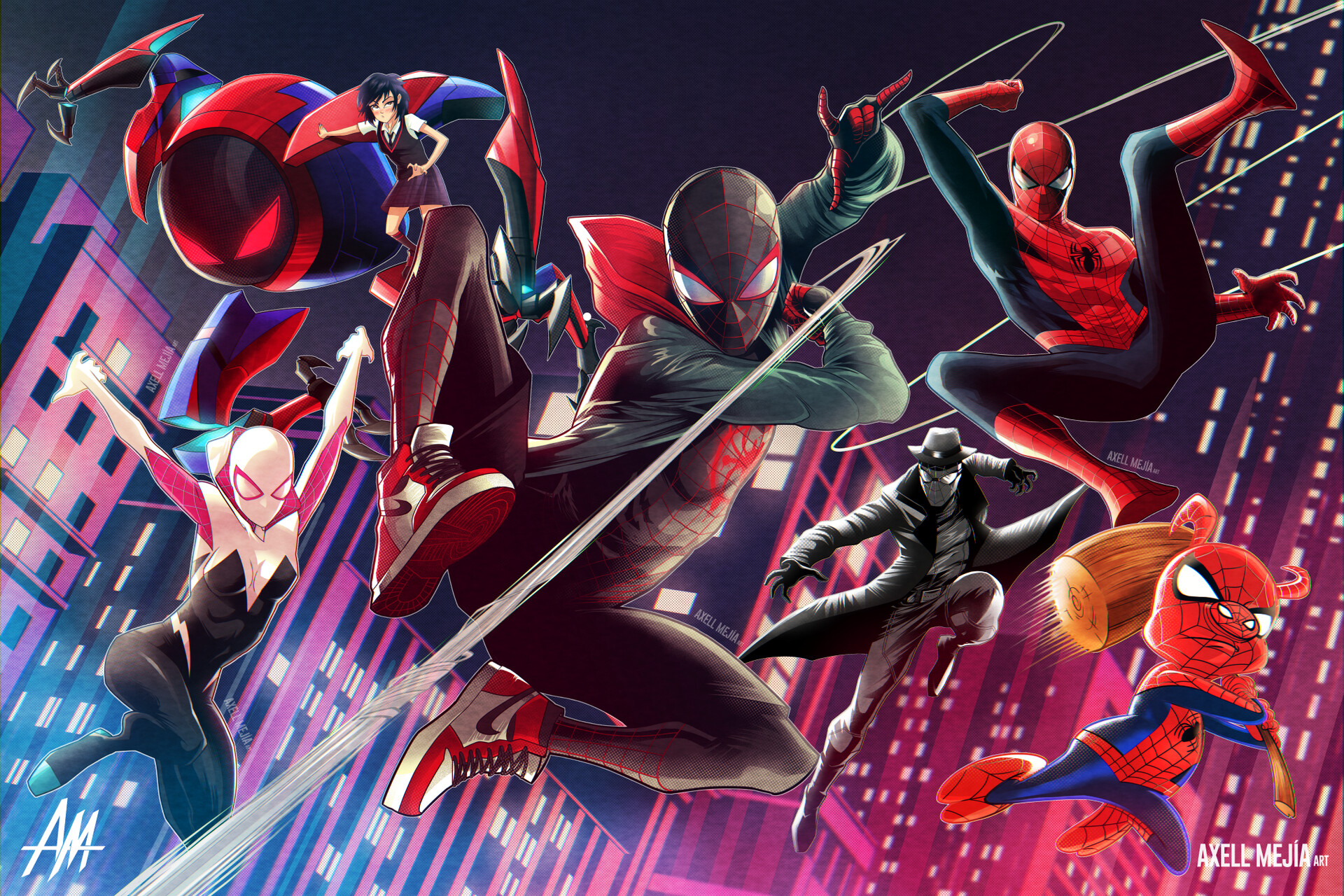 ArtStation - Into the Spider-verse