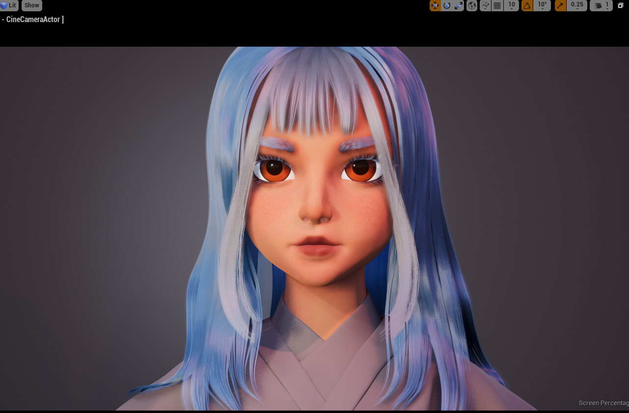 ArtStation - 3D Stylized Character in UE4